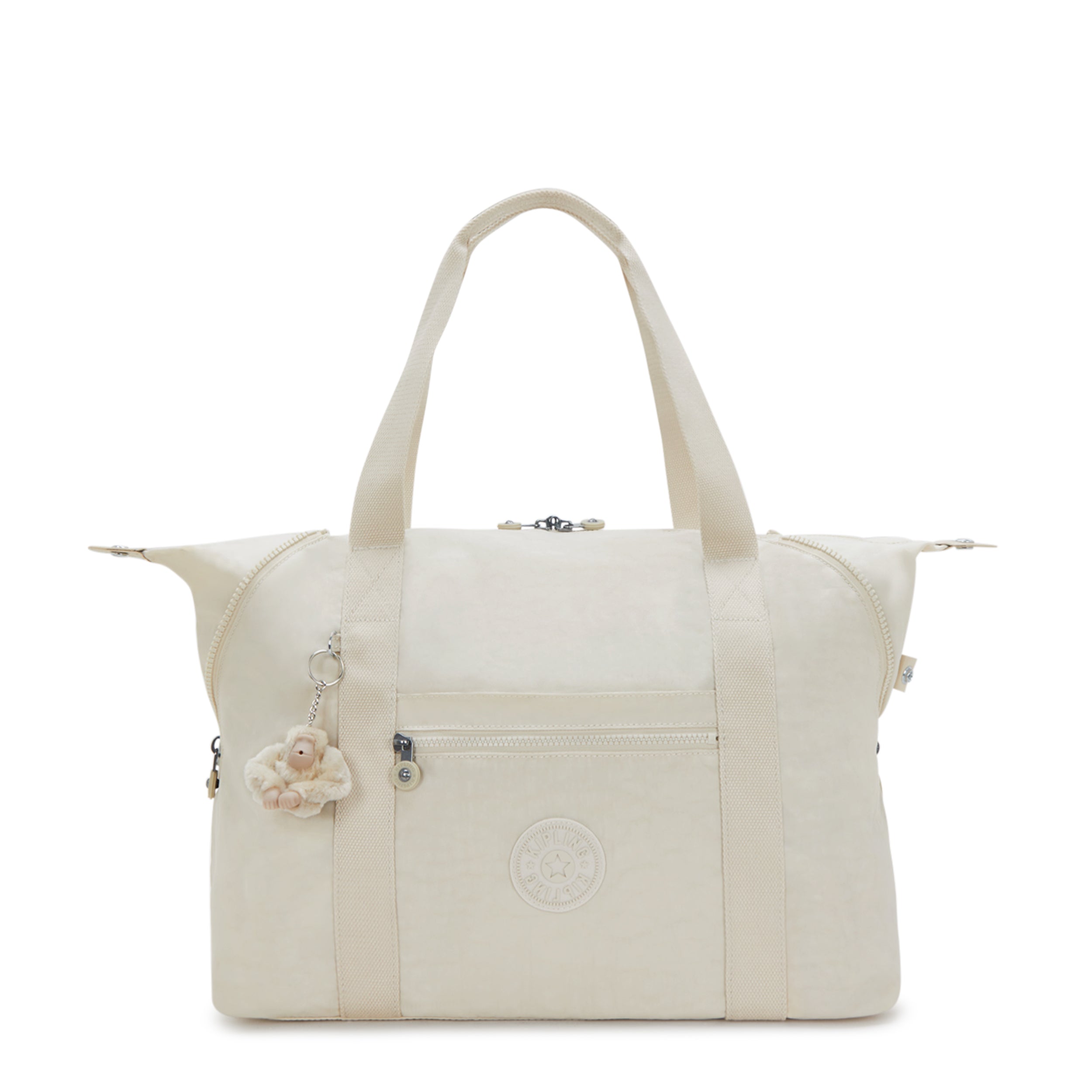 Kipling Art M Hideaway Beige Large Tote 13405-7JR