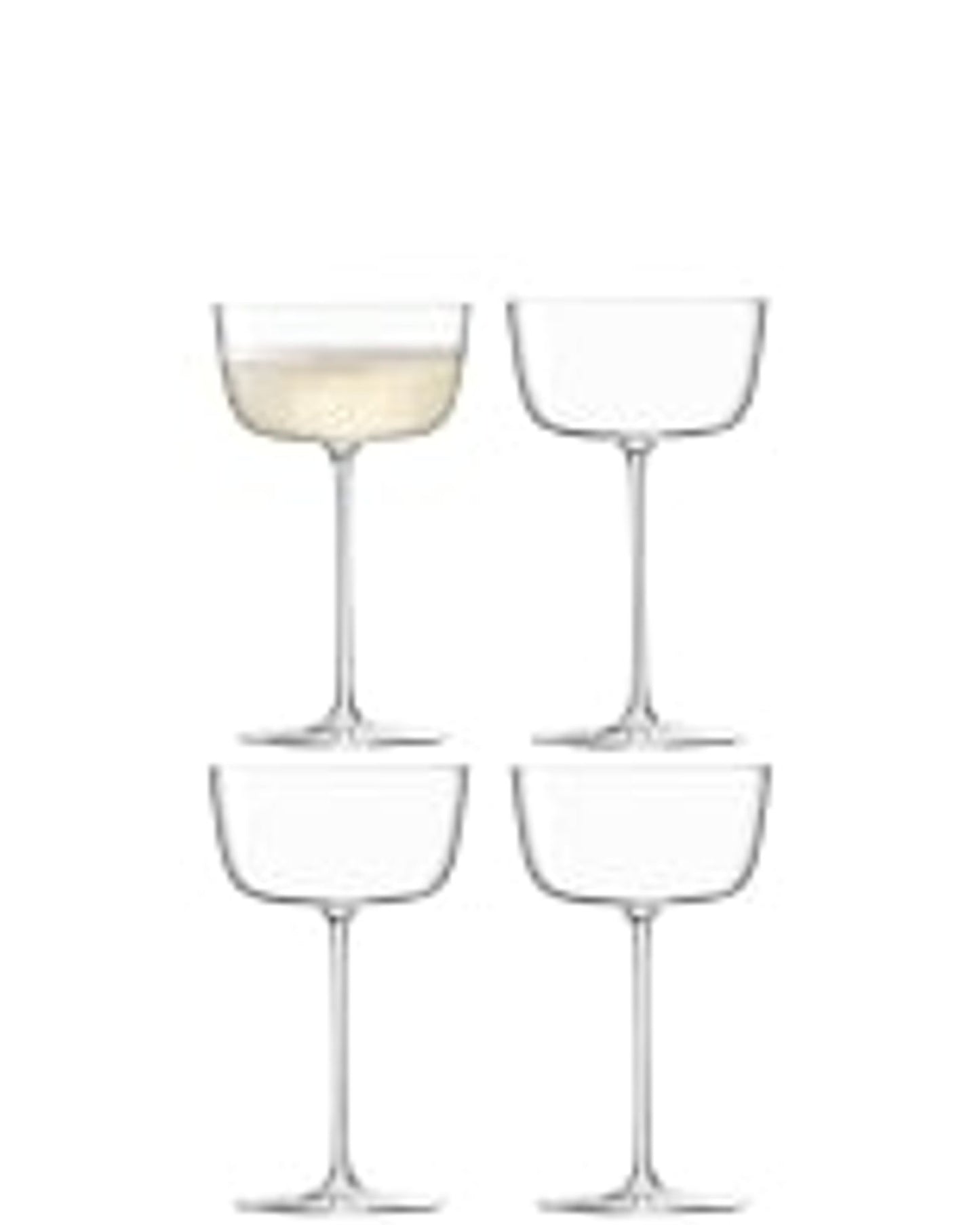 Buy Borough Cocktail Saucer 240ml x 4 Online in UAE | Jashanmal