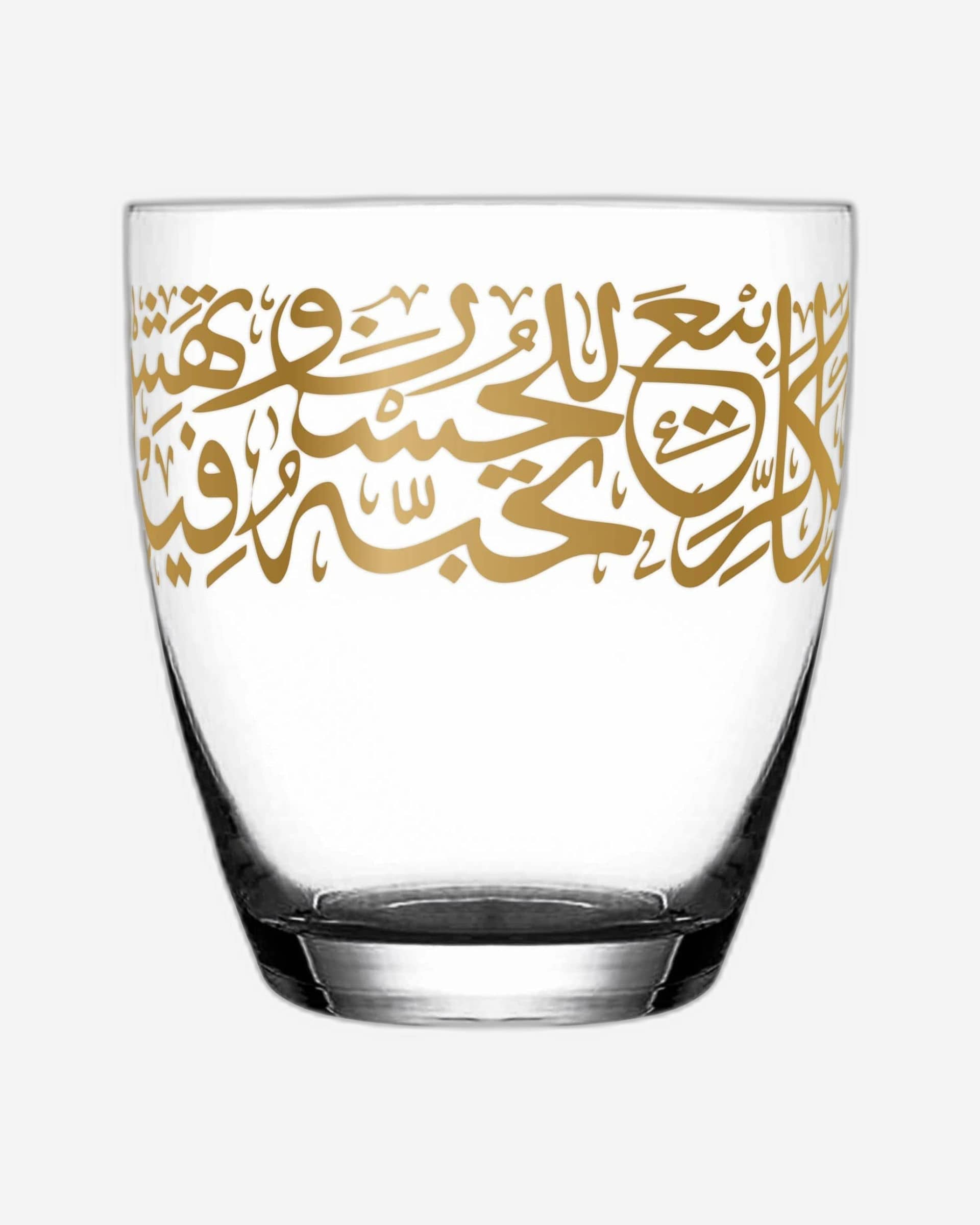 Dimlaj Kareem Short Tumblers 6Pc Gold – Jashanmal