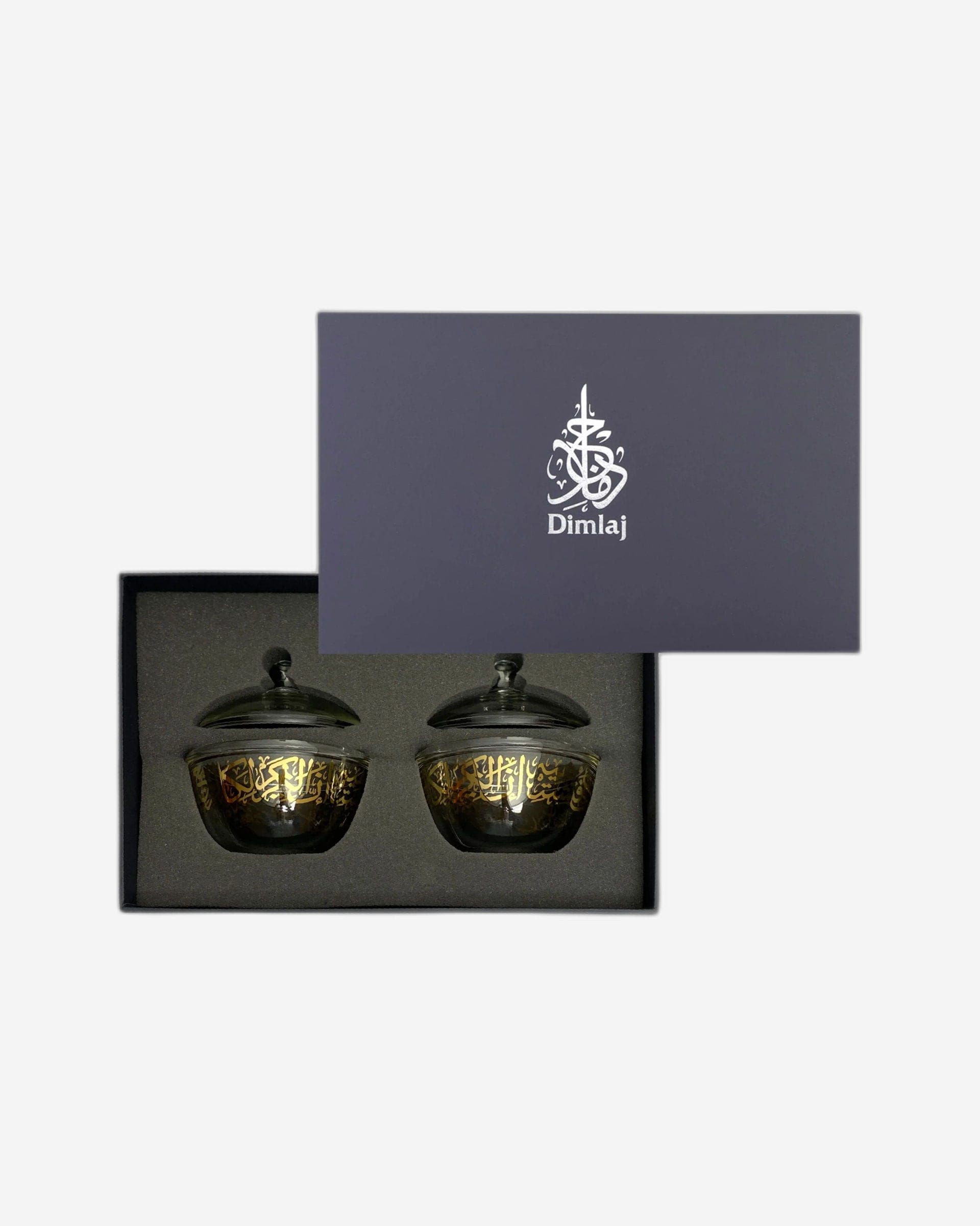Buy Dimlaj Kareem Serving Bowl with Lid Gold Online in UAE | Jashanmal