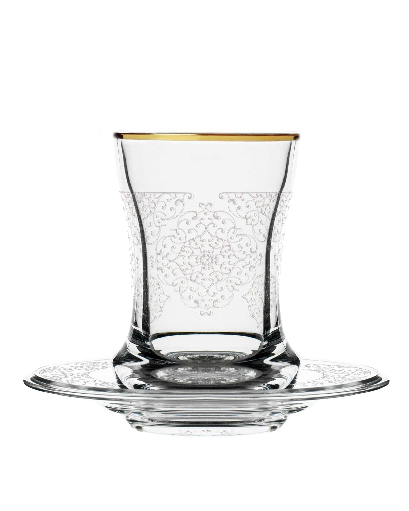 Dimlaj Perla Tea Cups & Saucers 6Pc Gold – Jashanmal