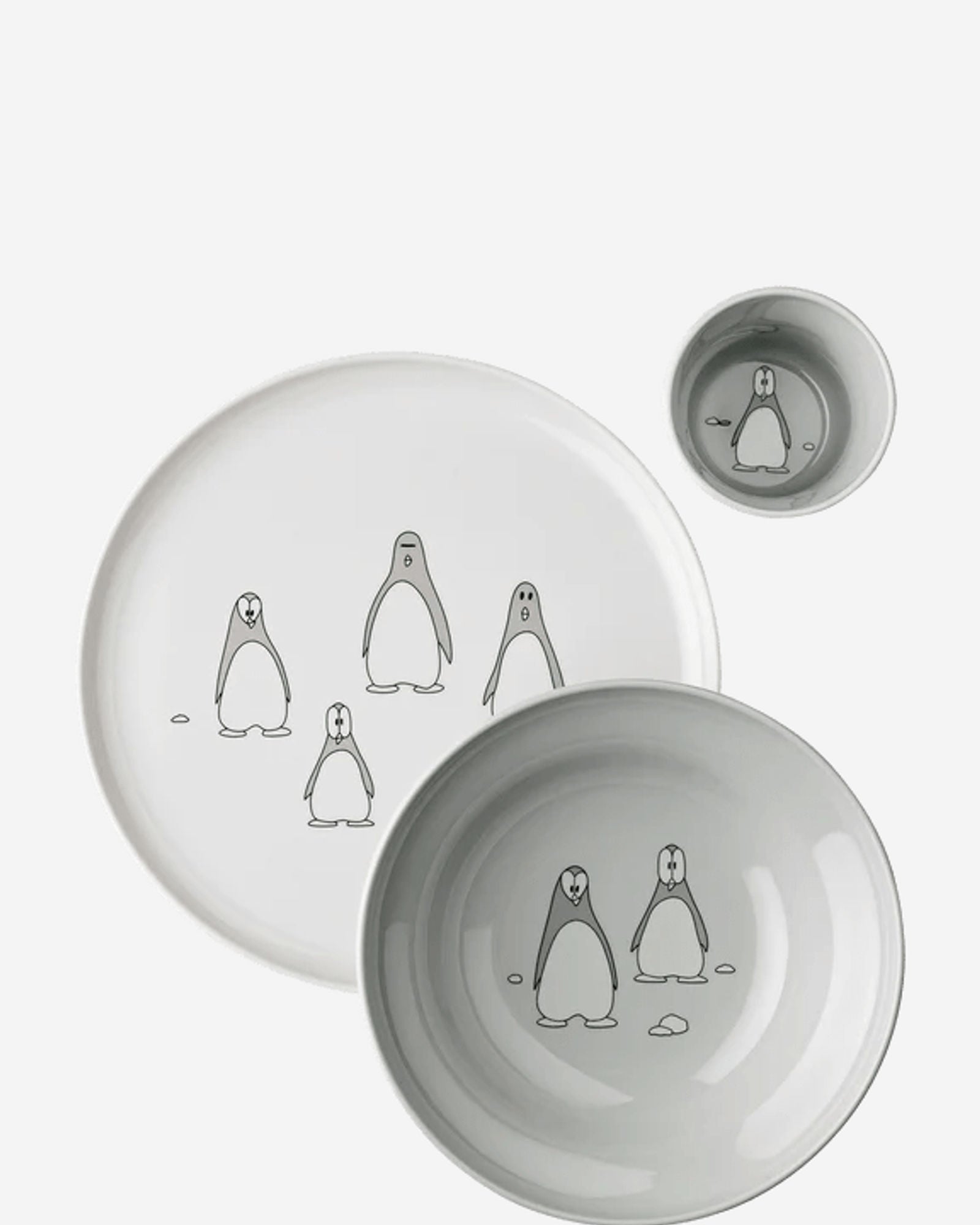 Buy Stelton Pingo Tableware Set 3Pc Grey Online in UAE | Jashanmal