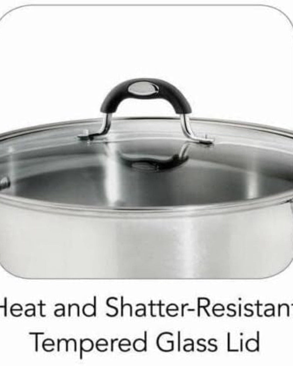 Tramontina Brazil Solar Silicon 30cm 8.9L Stainless Steel Shallow Cass