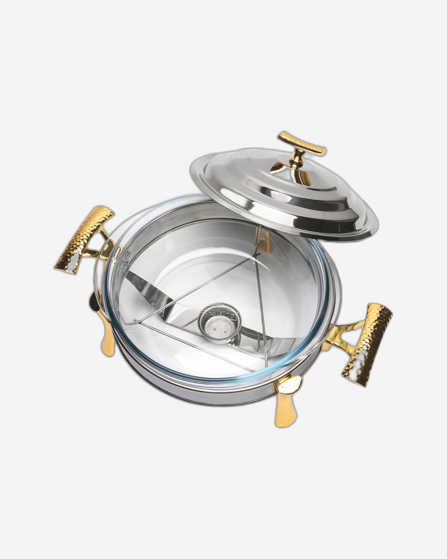Global Tableware Aludra Round Warmer Ss/Gld 2L