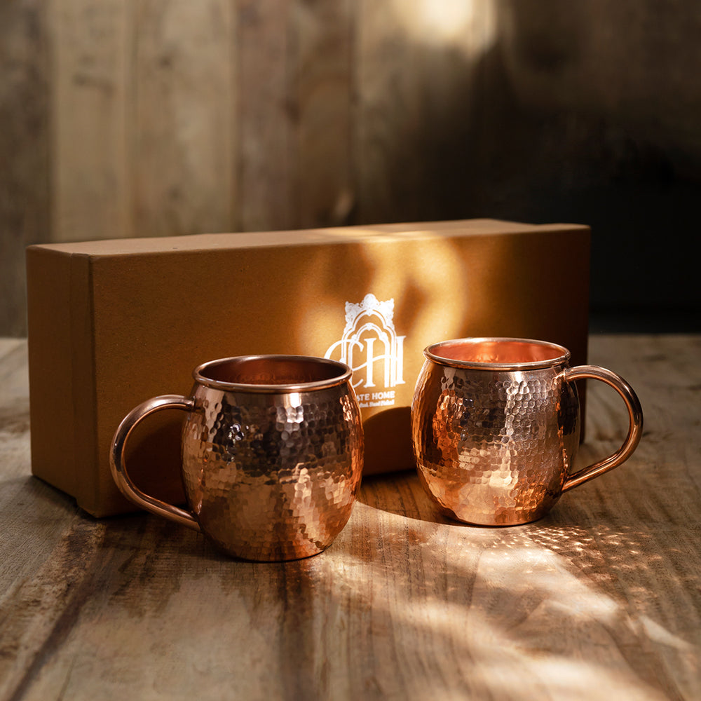 Curate Home - Copper Mule Mug Set