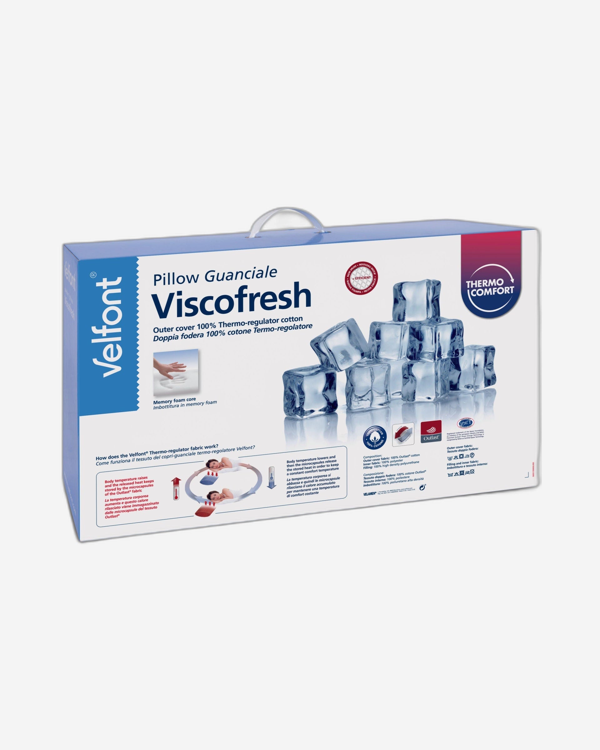 Buy Velfont "Viscofresh" Pillow Online in UAE | Jashanmal