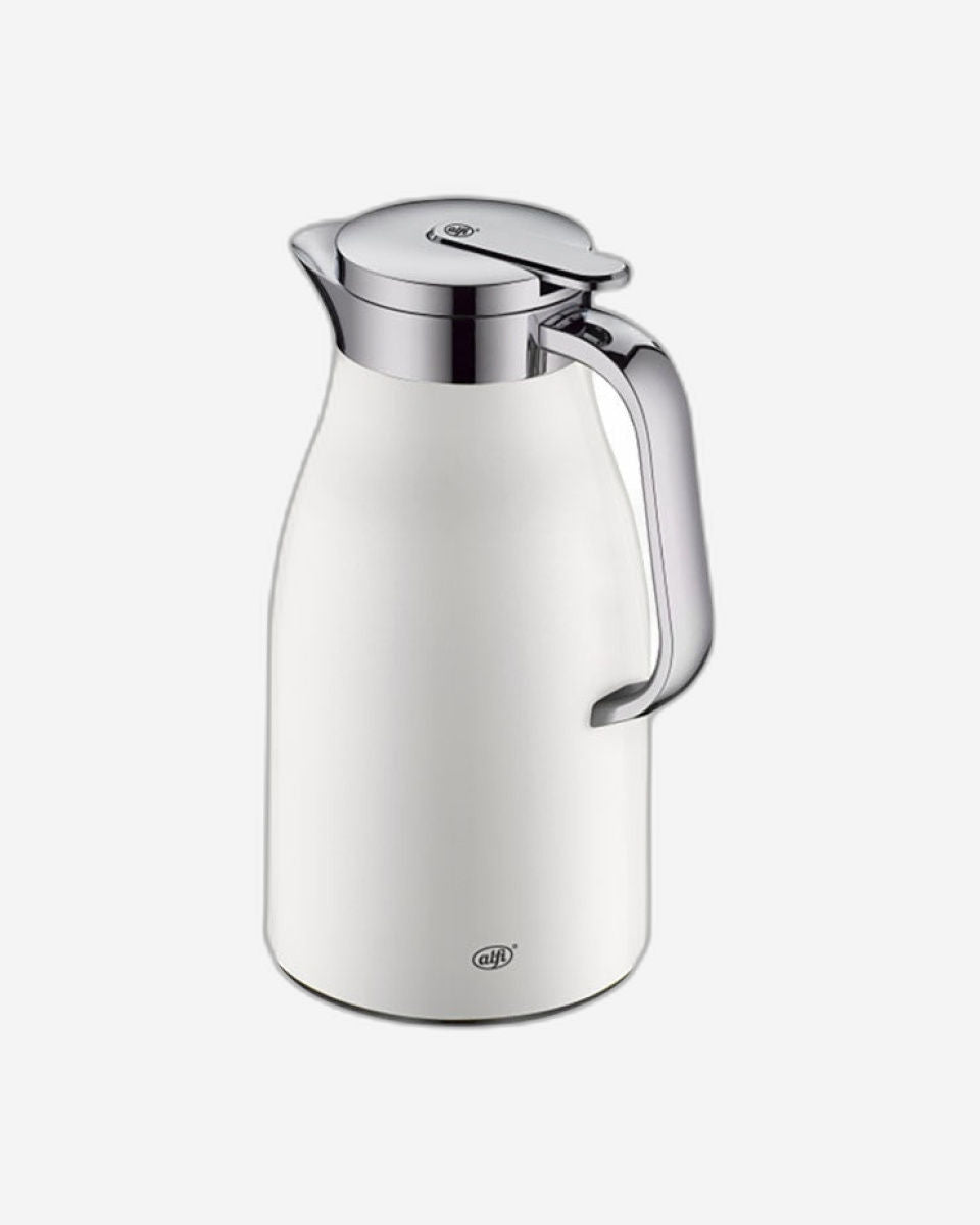 Buy Alfi Skyline Flask Coco White 1L Chrome Online in UAE | Jashanmal