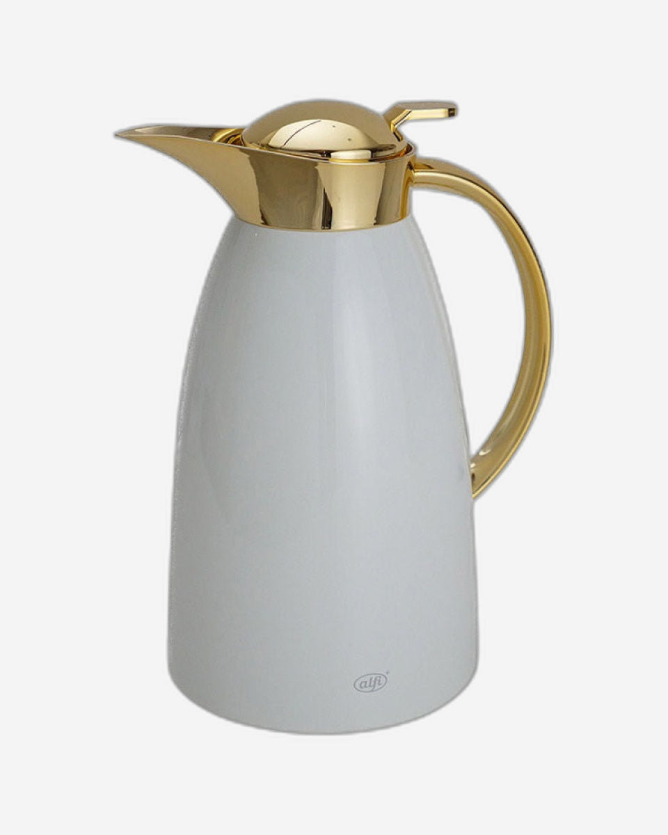 Alfi Gusto Arabic Flask Coconut White 1L Gold