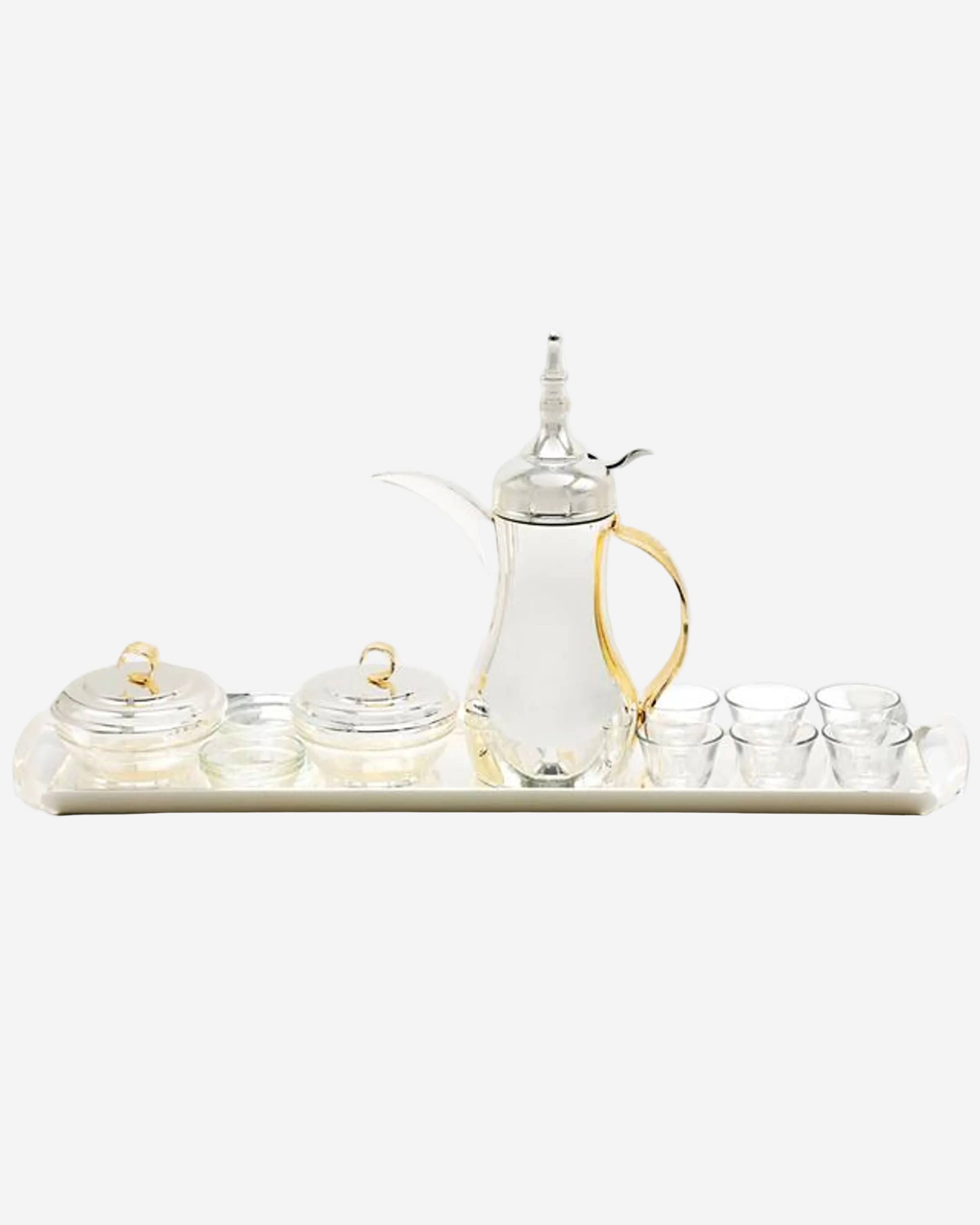Buy Pantazelos Antique Finish Arabic Coffee Set Online in UAE | Jashanmal