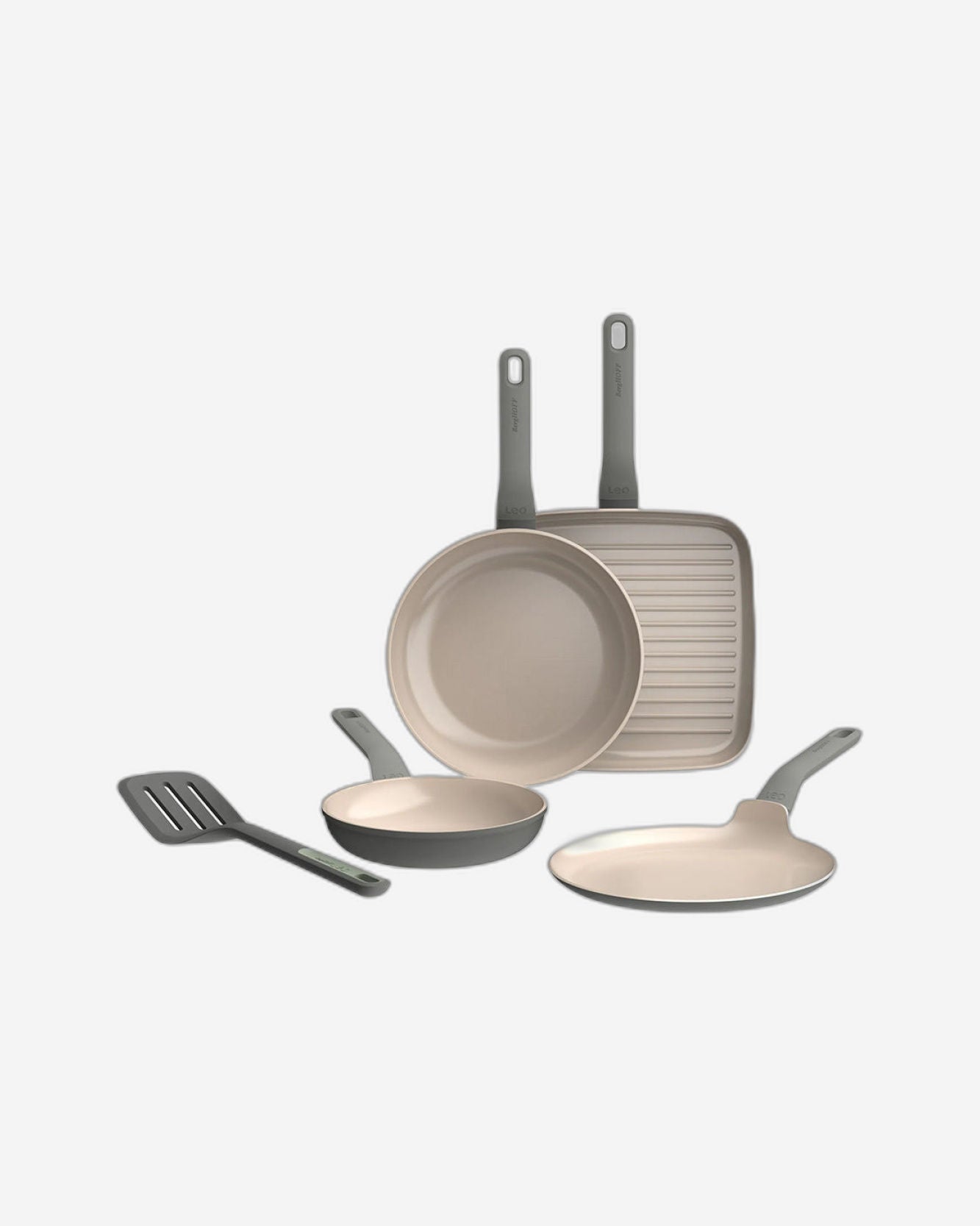 Berghoff 4-PC FRYING PAN SET + SLOTTER TURNER