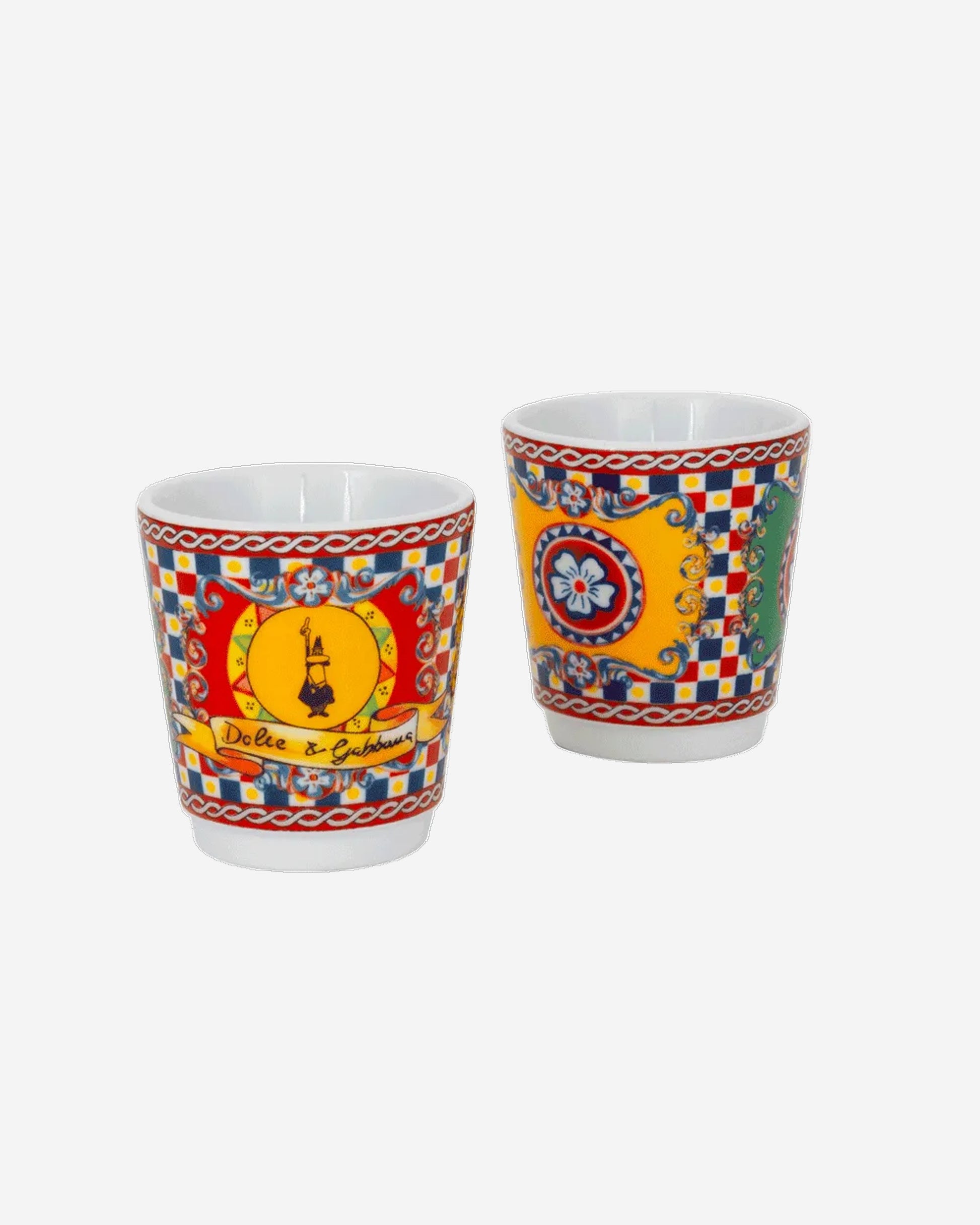 Bialetti Dolce&Gabbana Moka Set – 2-Cup Moka Express Sicilian Cart, 2 ...