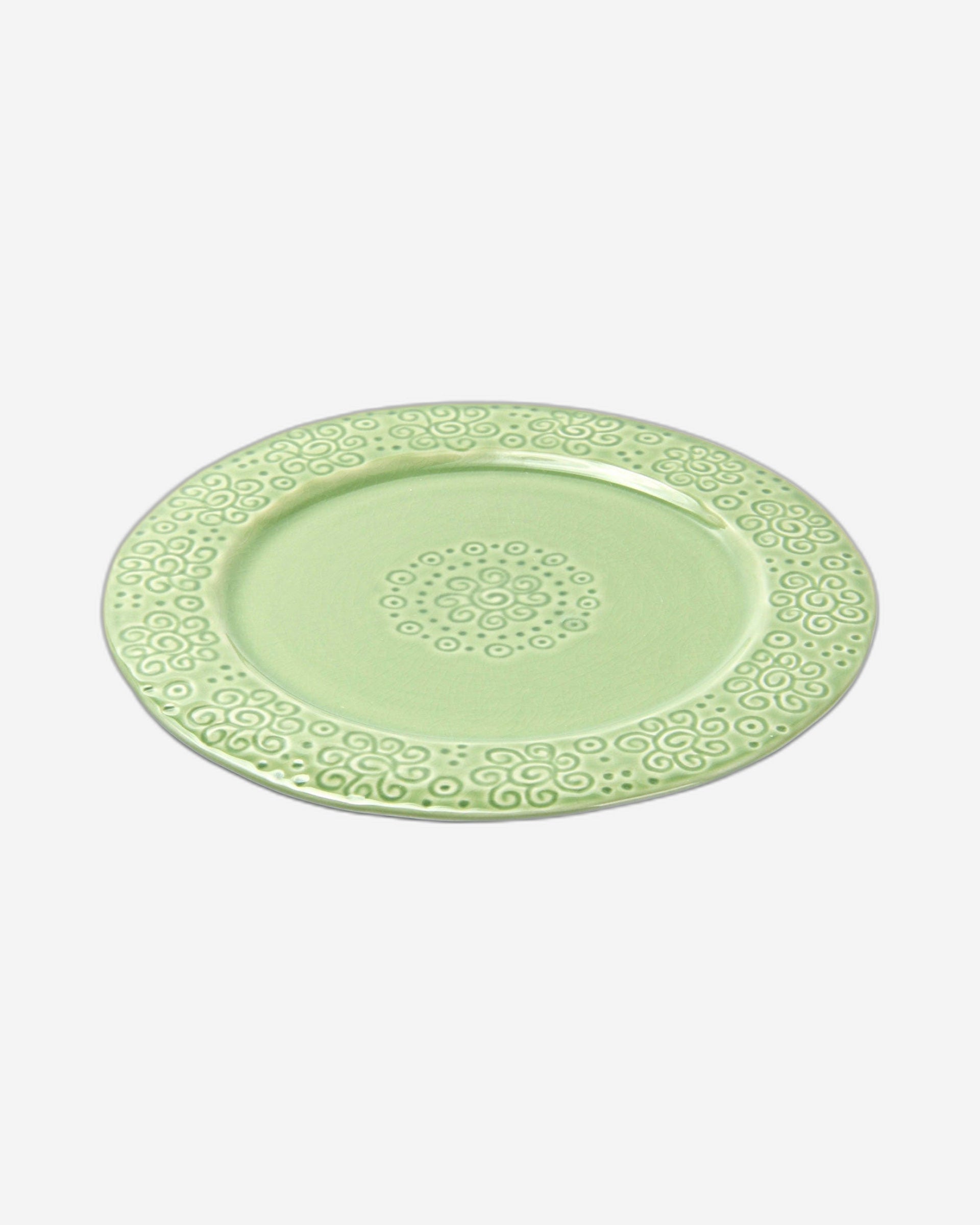 Buy Fissman Plate Ceramic Green Online in UAE | Jashanmal