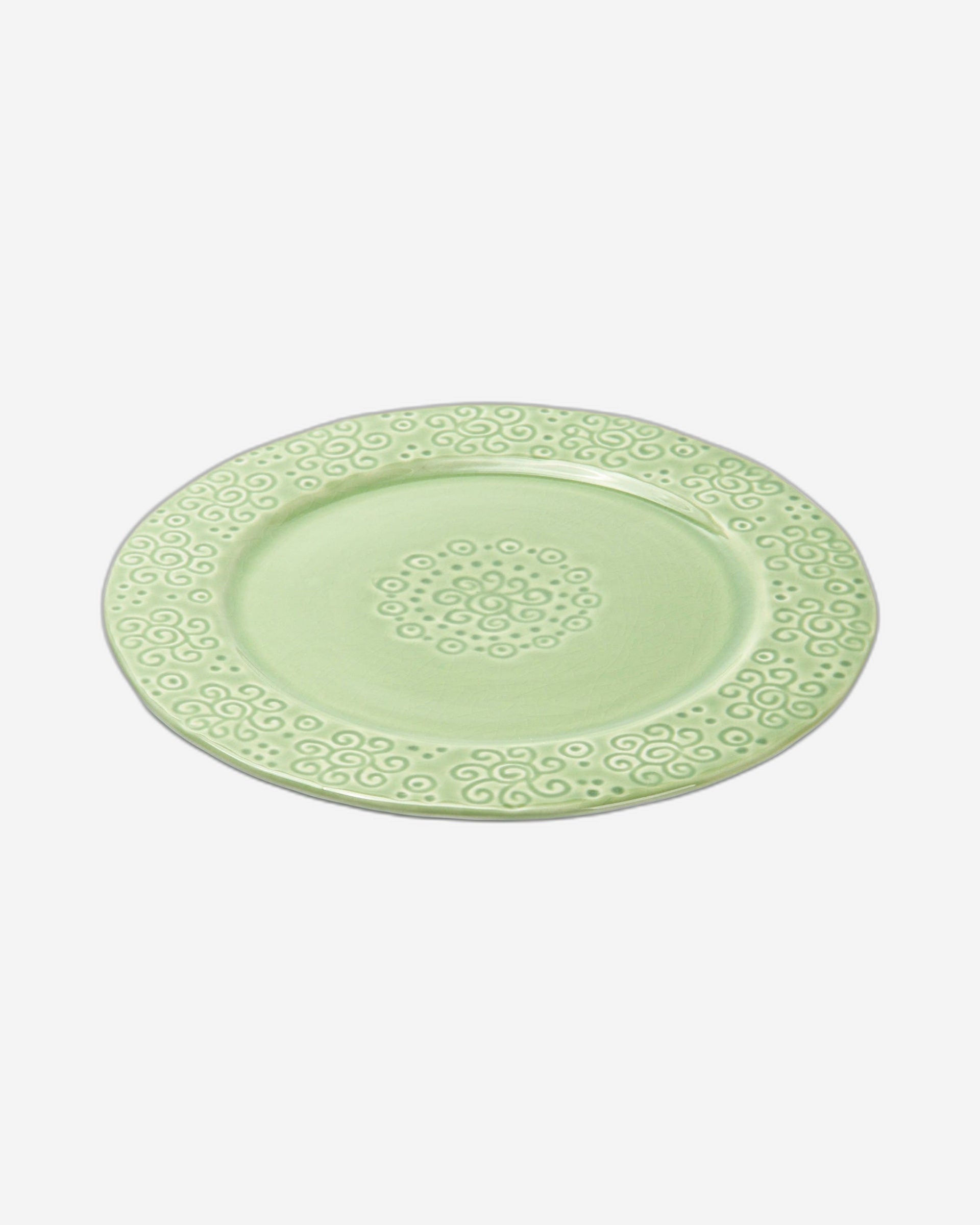 Buy Fissman Plate Ceramic Green Online in UAE | Jashanmal