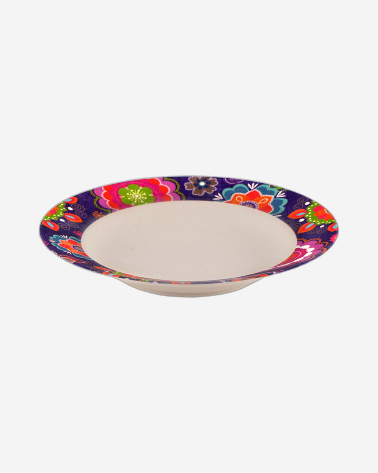 Buy Fissman Plate Bamboo Fibre Multicolour 23cm Online in UAE | Jashanmal