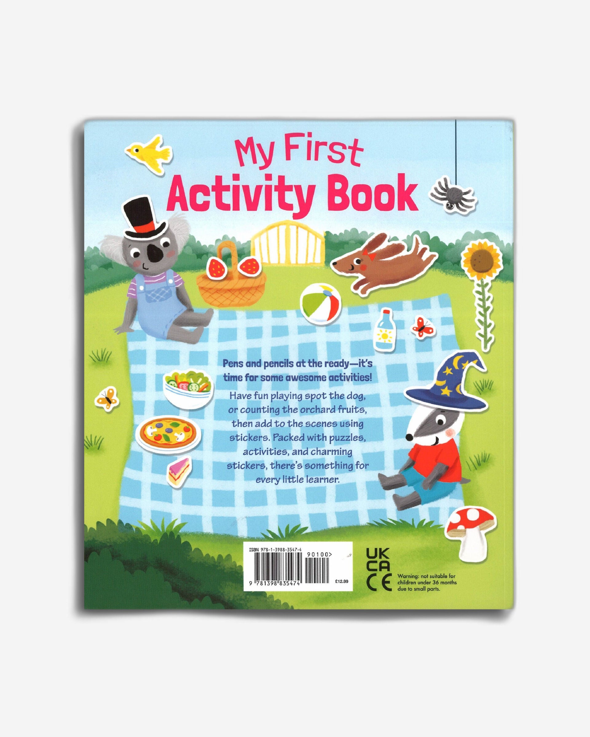 My First Activity Book : Mazes, Spot the Difference, and More! - Over