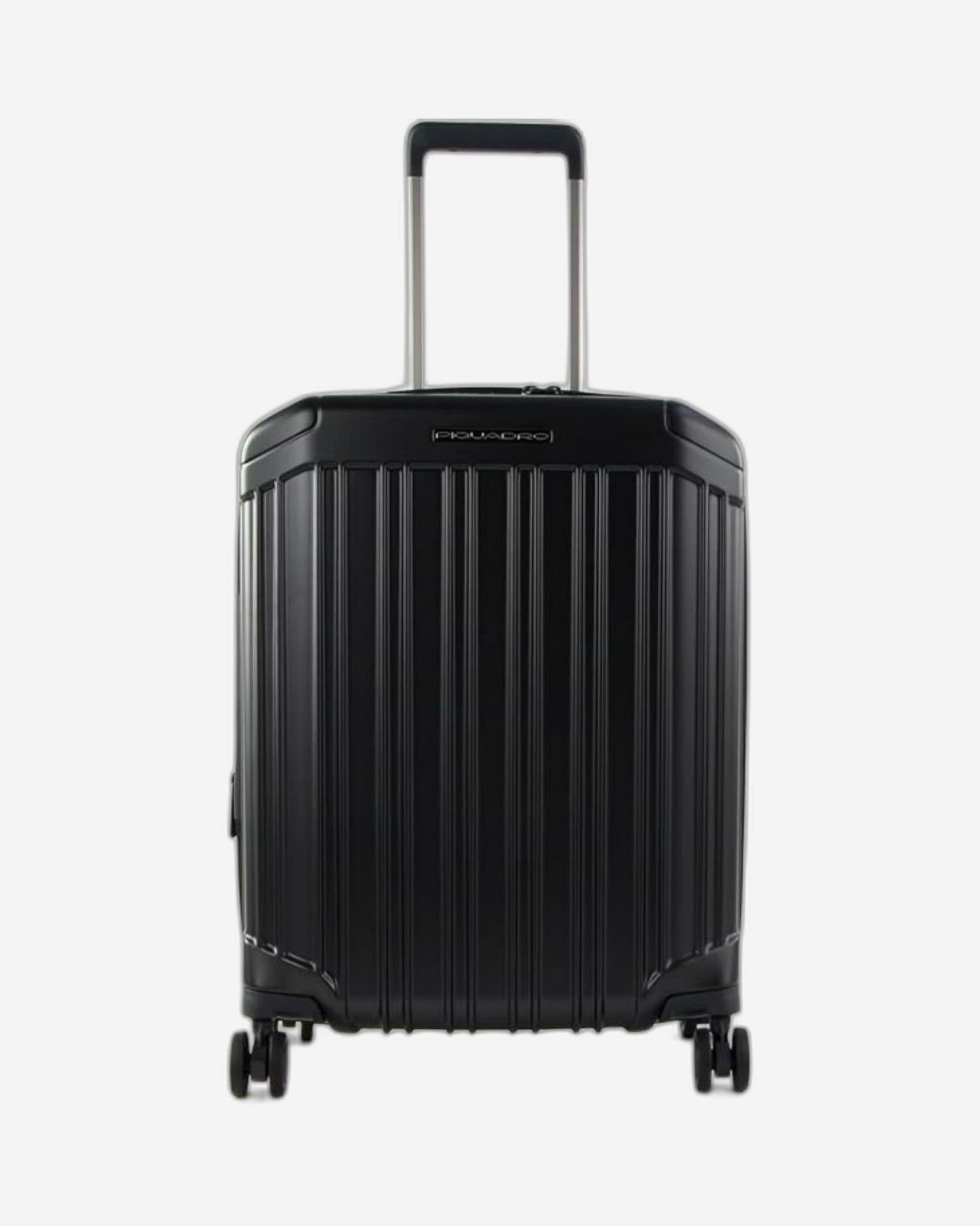 Piquadro Pq-Light Cabin Size Expandable Hardside Spinner Matt Black
