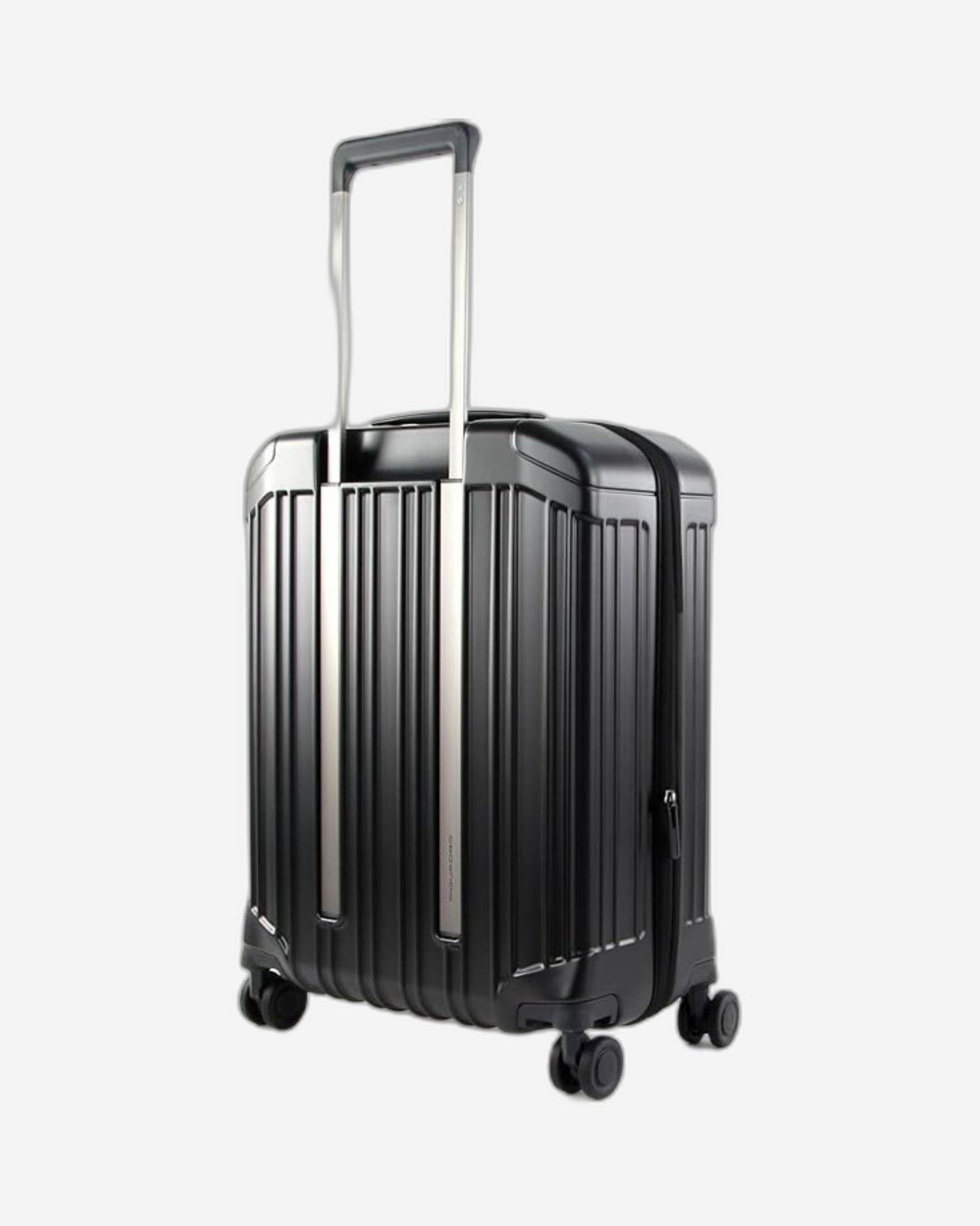 Piquadro Pq-Light Cabin Size Expandable Hardside Spinner Matt Black