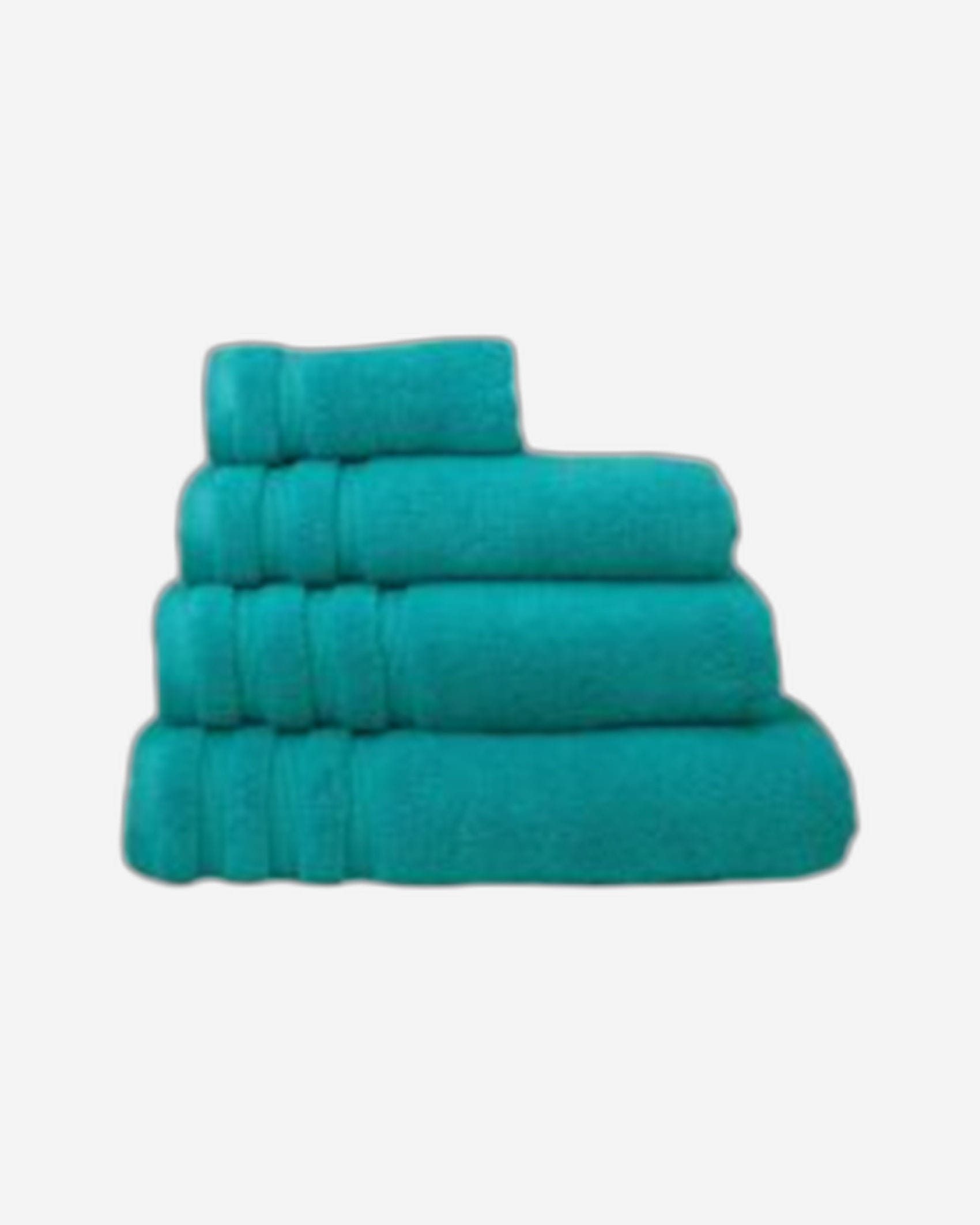 Linen Obsession "Zero Twist" Bath Towels Collection in Teal Green ...
