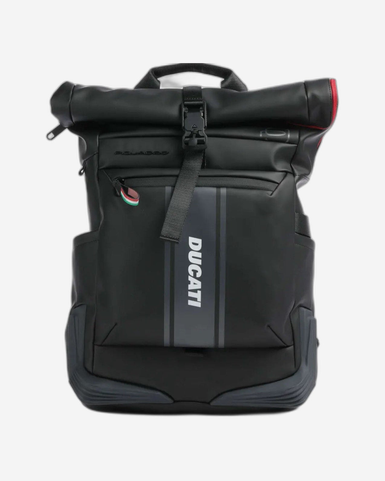 Piquadro Roll-Top Laptop & iPad Backpack Ducati Black – Jashanmal