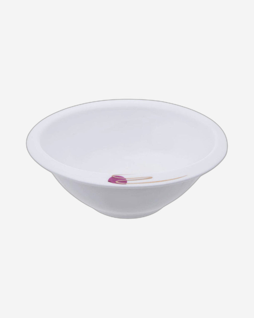 Shallow Porcelain Bowl - 10-Inch Serving Bowl, Elegant White Dinnerwar