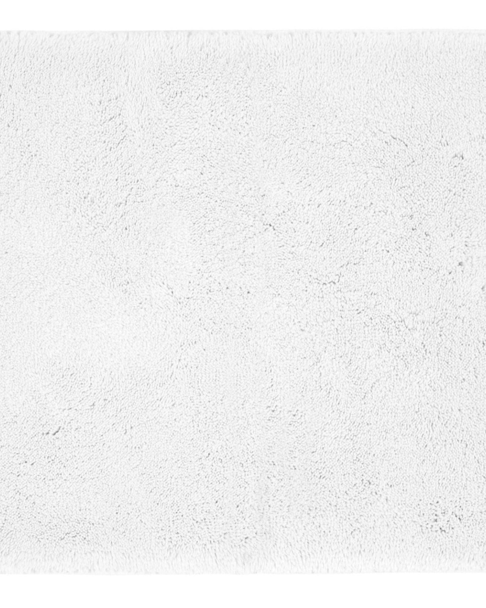 Christy "Deep Pile Rubber Back Tufted Bath Rug" White