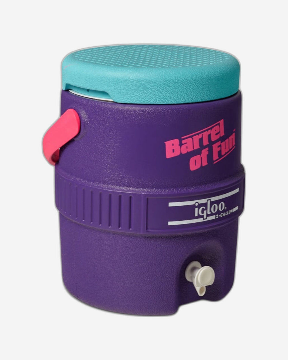00031414-Igloo-Retro Barrel of Fun 2 Gallon Water Jug - Purple