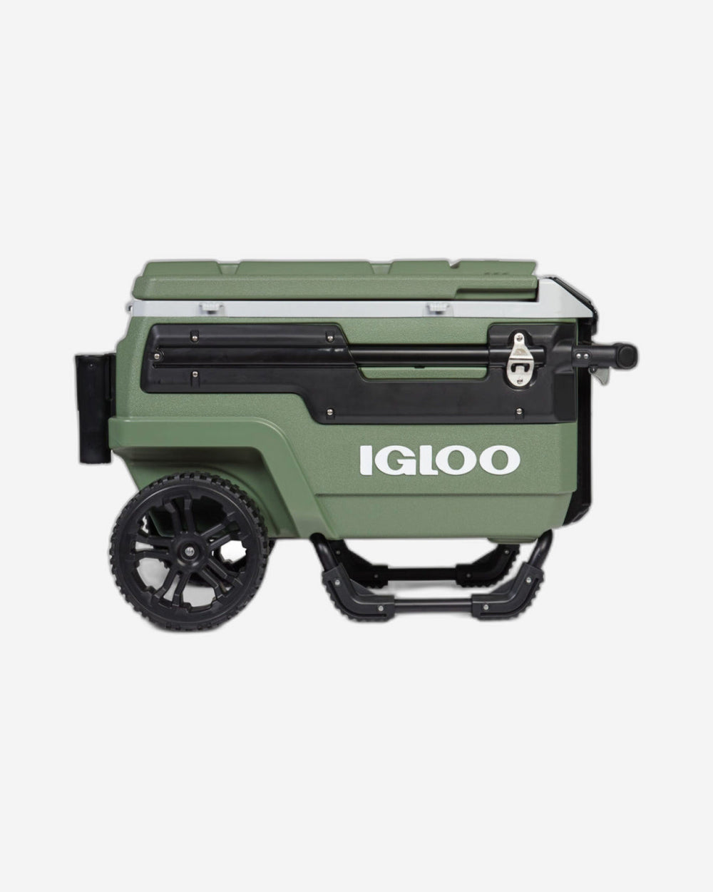 Igloo-70 Qt Premium Trailmate Wheeled Rolling Cooler - Vintage Green