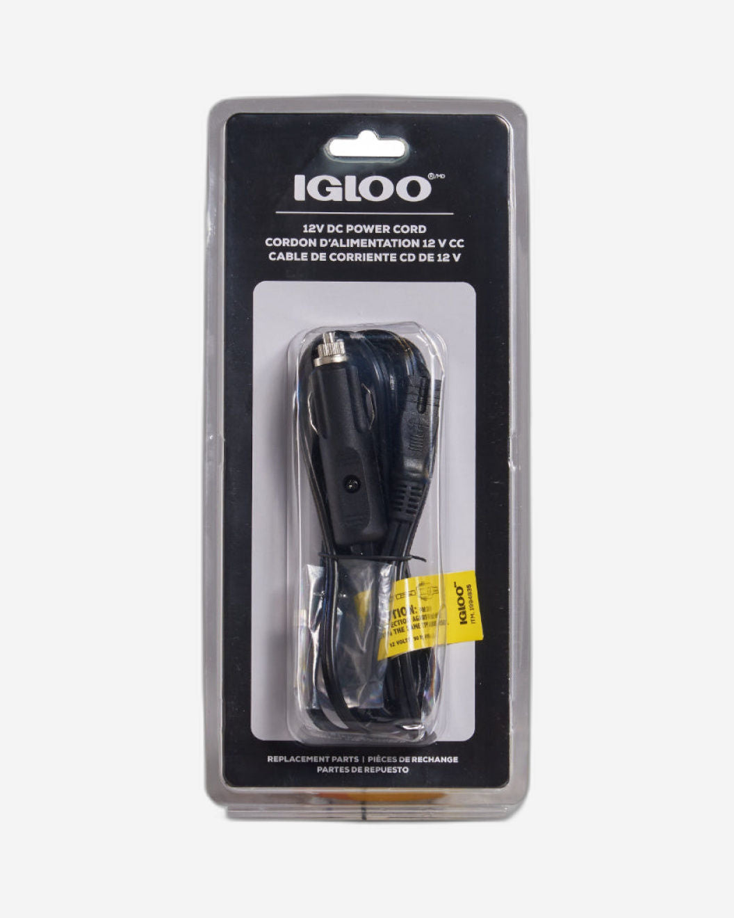 Buy 00040393-Igloo-12V Dc Power Cord - Black Online in UAE | Jashanmal