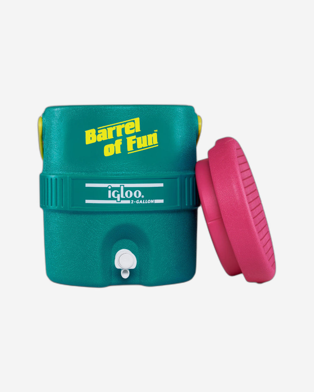 00042250-Igloo-Retro Barrel of Fun 2 Gallon Water Jug - Jade