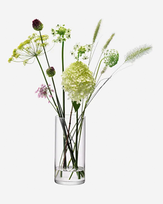 LSA Column Clear Vase 28cm – Jashanmal