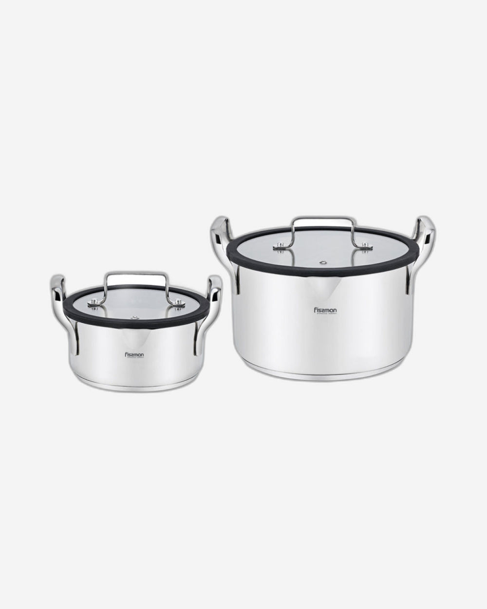 Fissman 4-Piece Cookware Fabia Series (Pots: 2.5 l / 18 cm; 6.2 l / 24