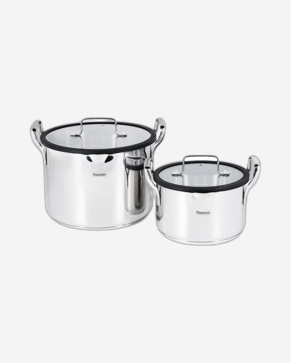 Fissman 4-Piece Cookware Fabia Series (Pots: 2.5 l / 18 cm; 6.2 l / 24
