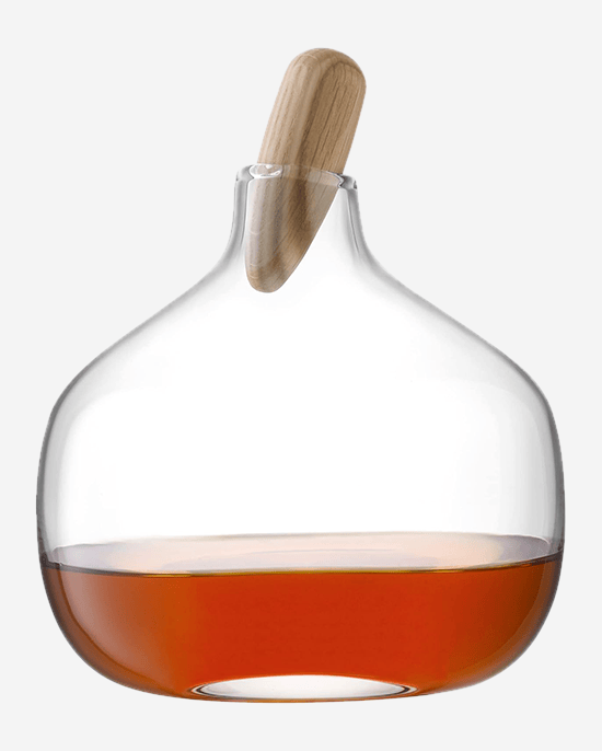 Buy LSA Clear Float Decanter with Oak Stopper Online in UAE | Jashanmal