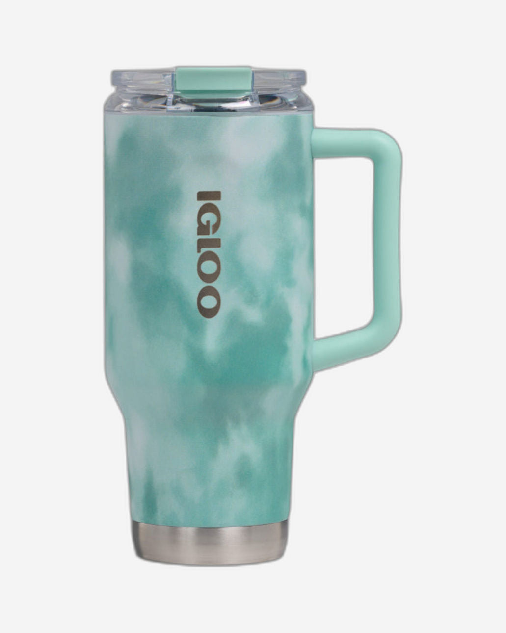 00071311-Igloo - 32 Oz Flip ‘n’ Sip Travel Mug - Seafoam