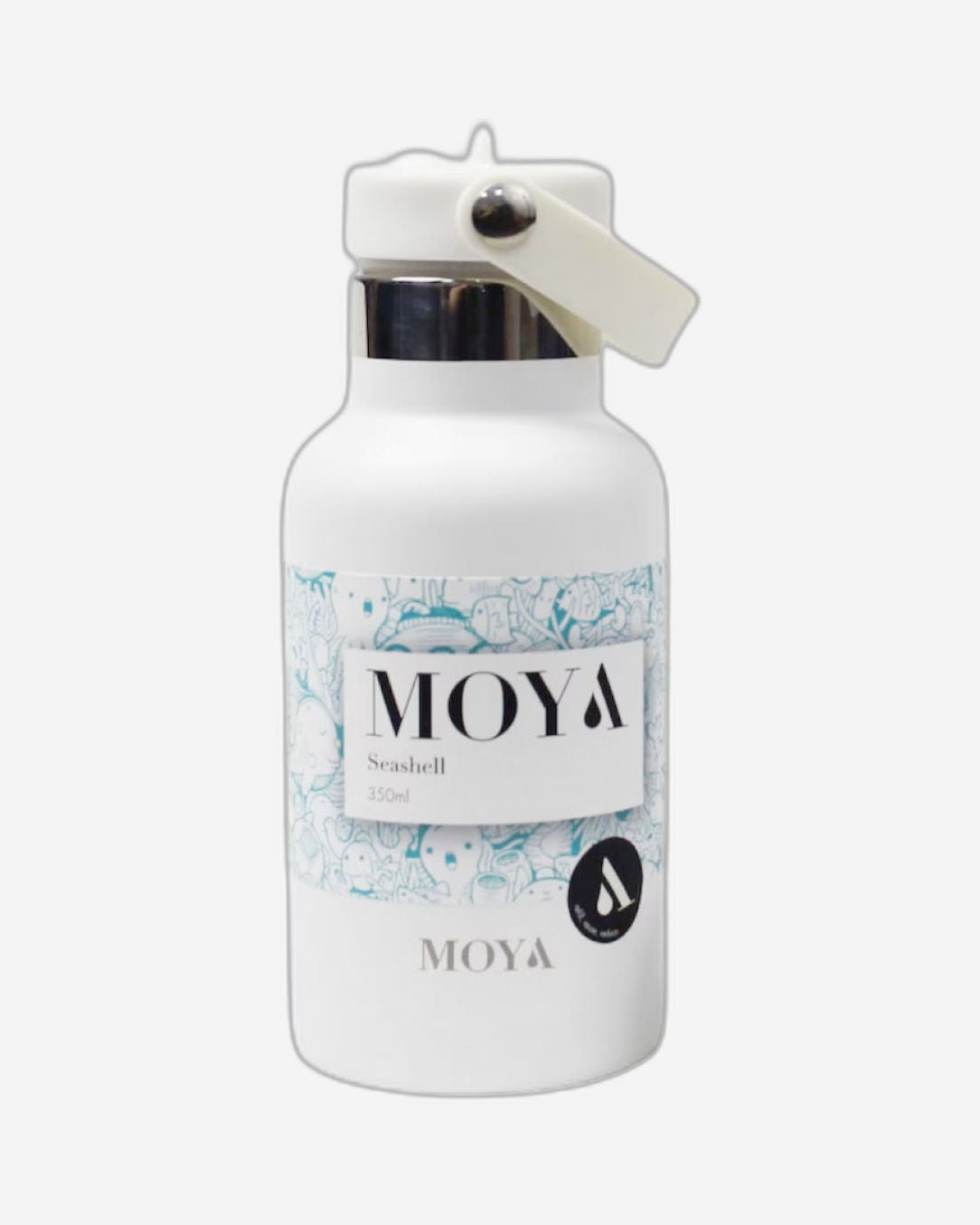 Moya"Seashell" 350ml Insulated Sustainable Water Bottle White