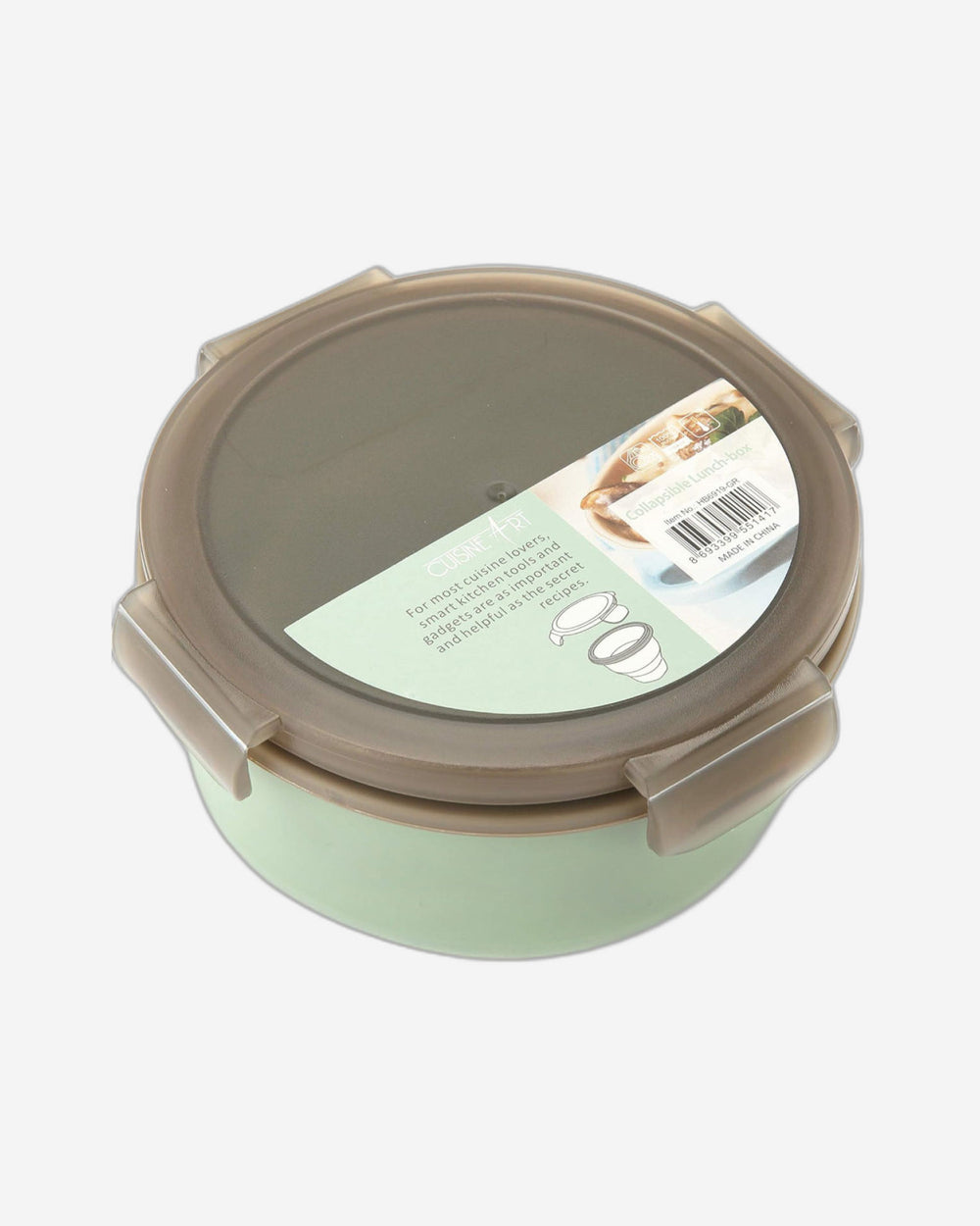 Cuisine Art Collapsible Round Lunch Box 14CM