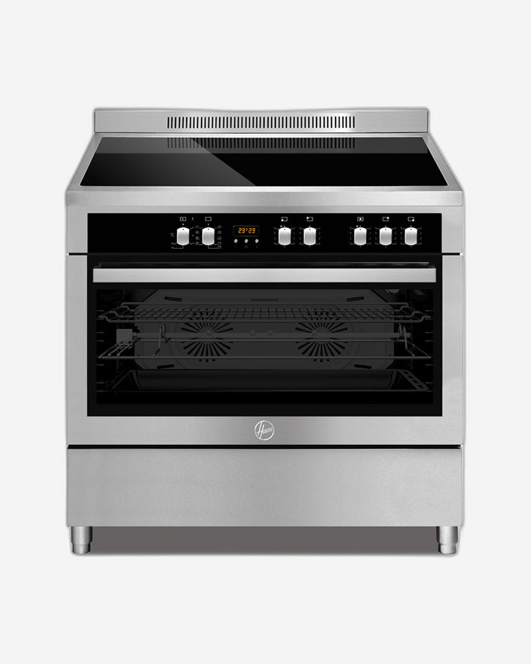 Buy Hoover 90X60 5-Zone Ceramic Electric Freestanding Gas Cooker Online ...