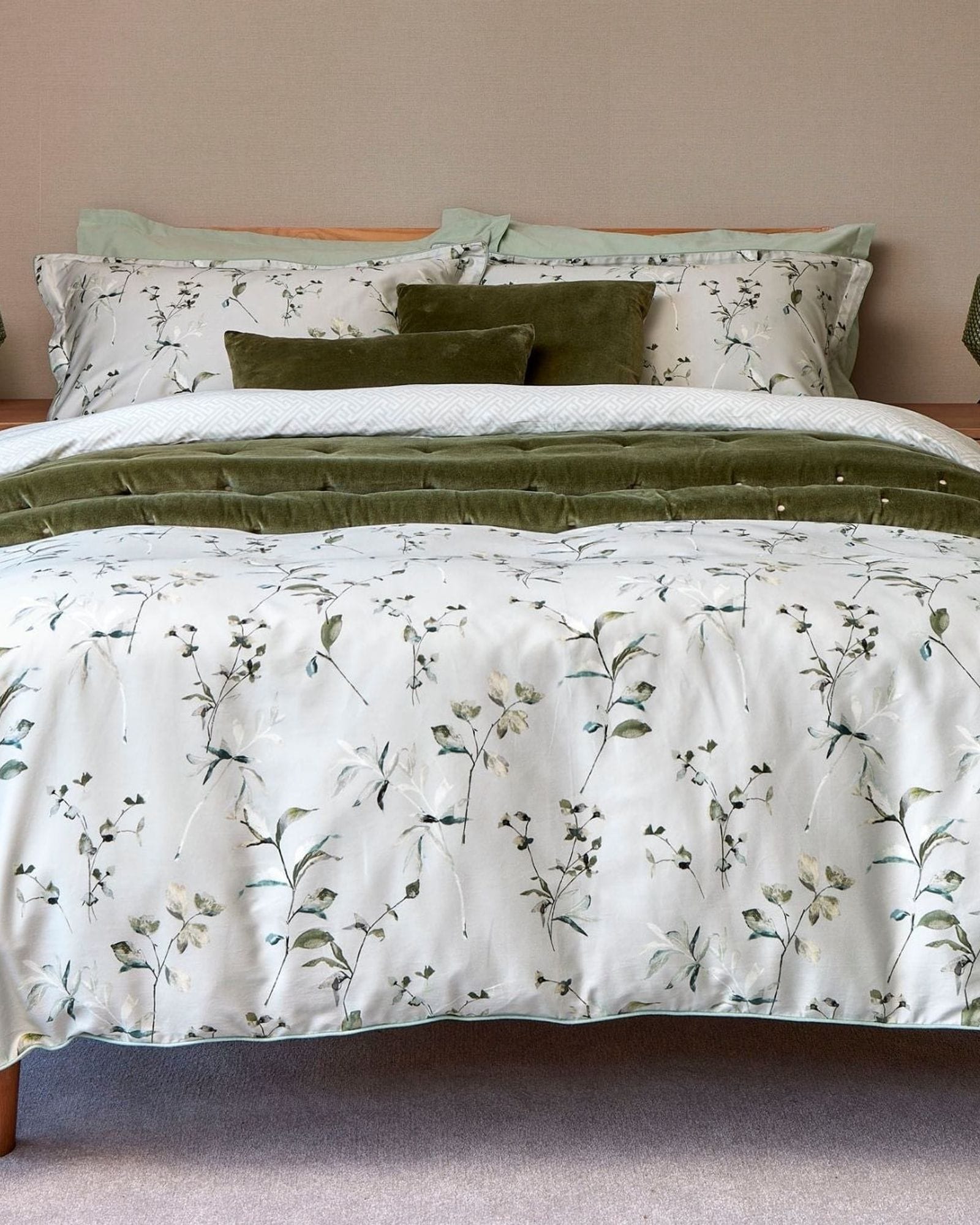 Christy "Hampton" Bedspread Sets in Jade