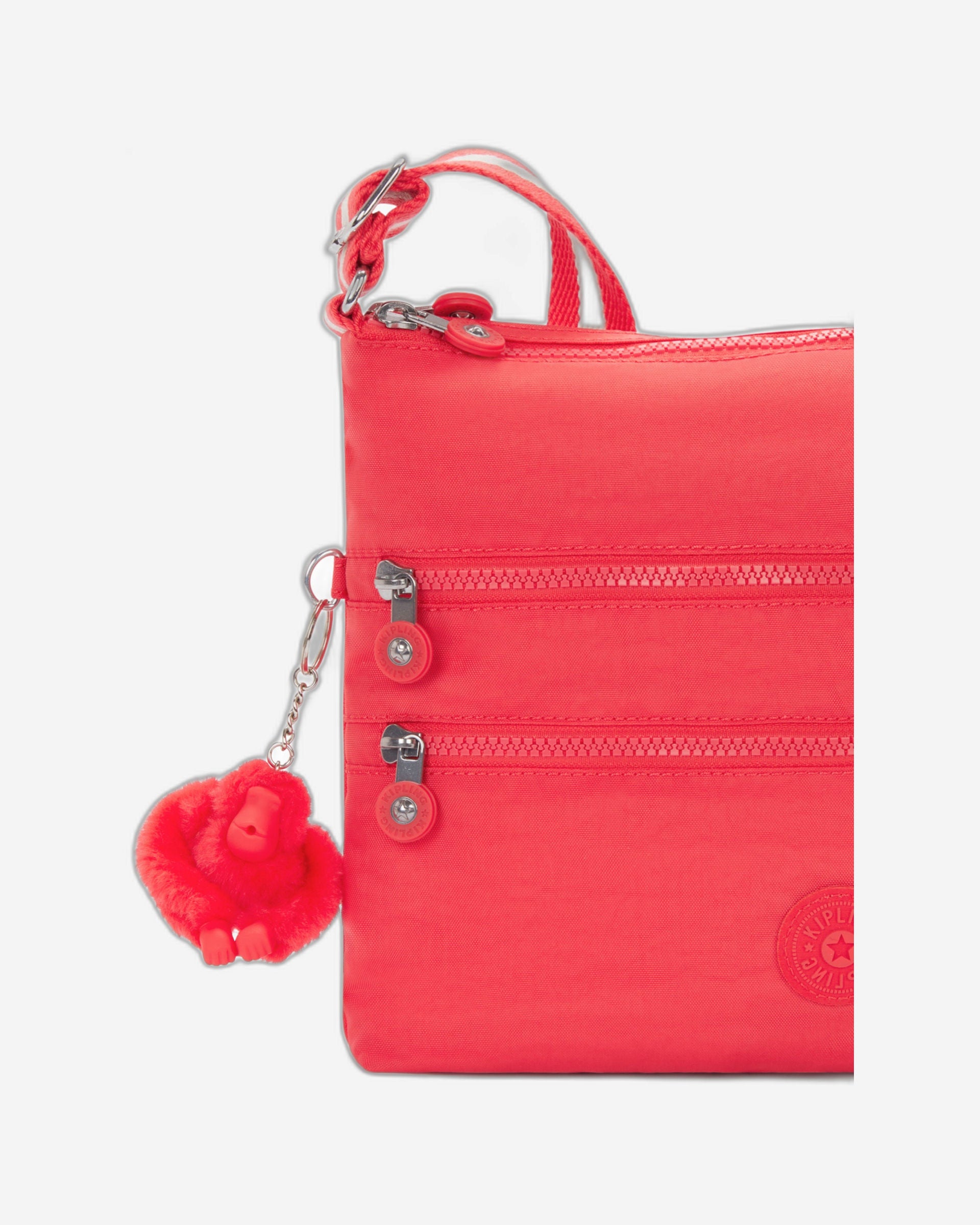 Kipling Alvar Escape Red Medium Crossbody 13335-5DX