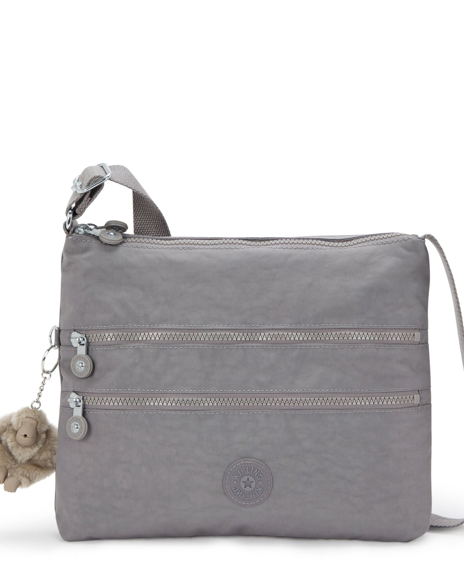 Buy Kipling Alvar Inviting Grey Medium crossbody 13335-8DH Online in ...