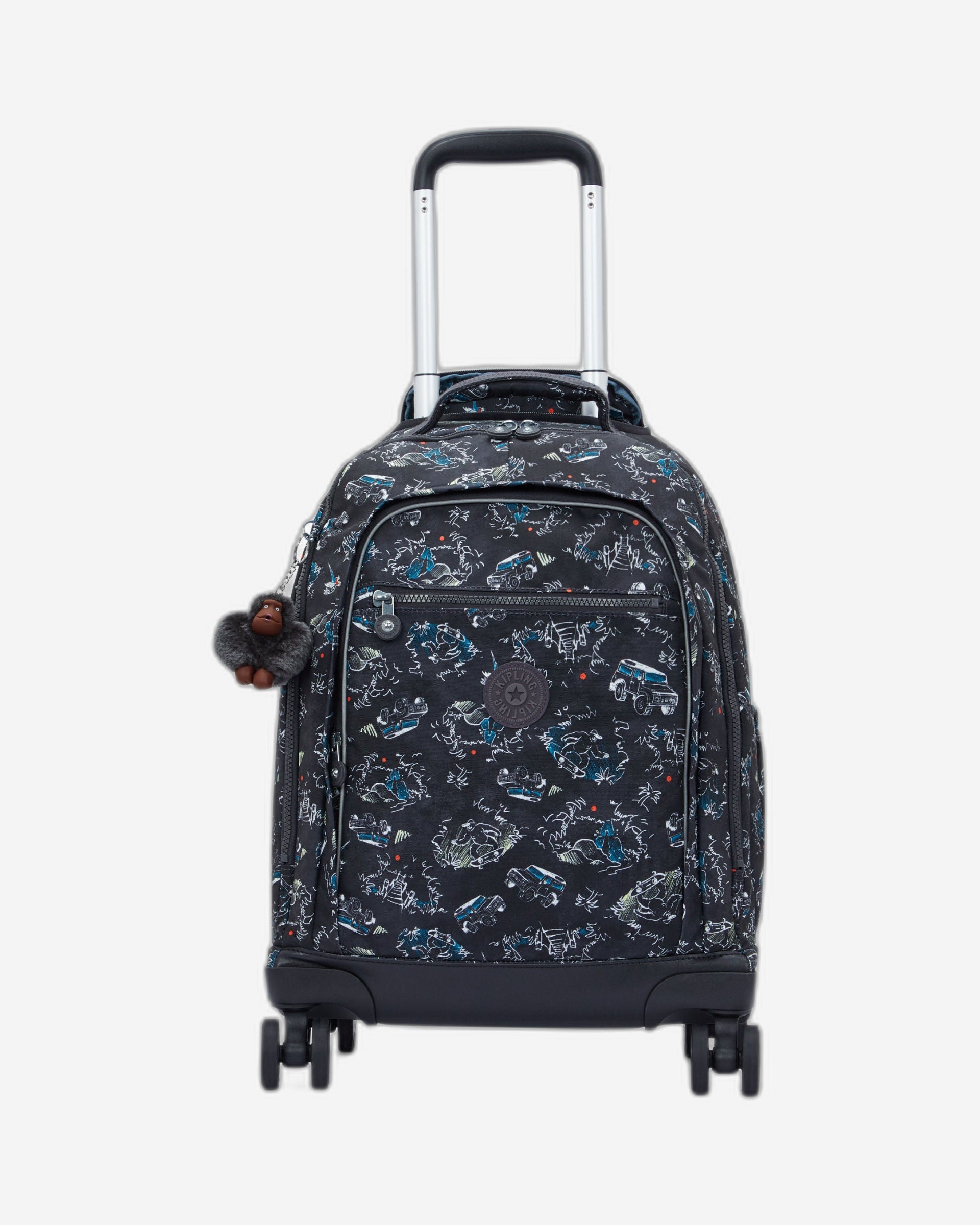 Kipling New Zea Jungle Fun Race Large Wheeled Backpack C2I4674-TJ3