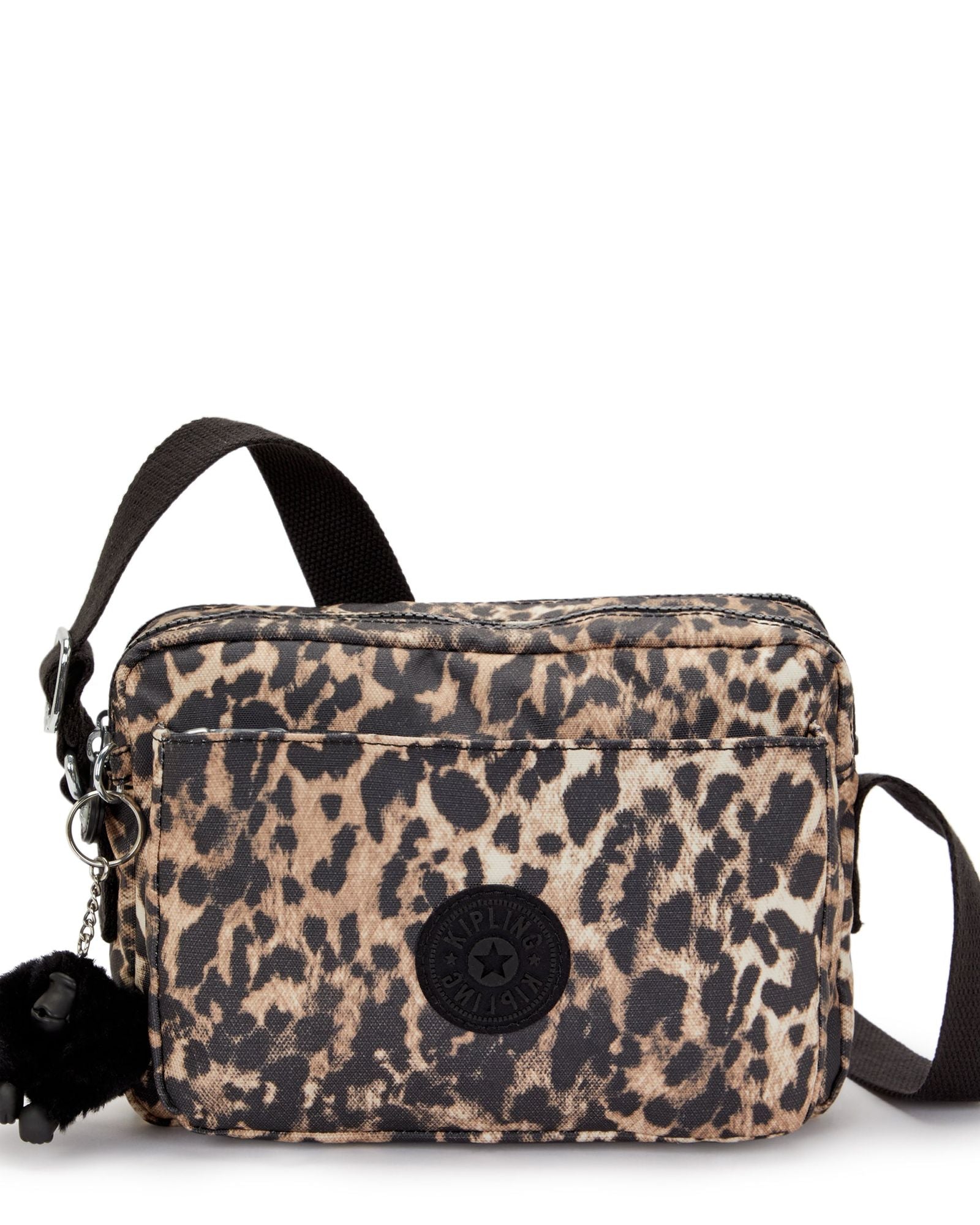 Buy Kipling Abanu M Wild Leopard Medium crossbody I6237-6JP Online in ...