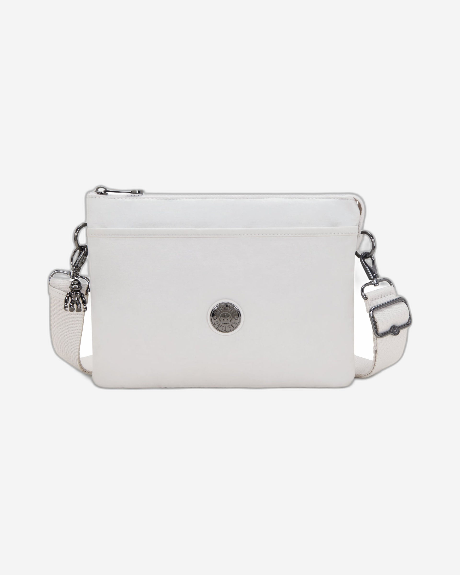 Kipling Riri L Silver Night Medium Crossbody Bag I6679-8EL