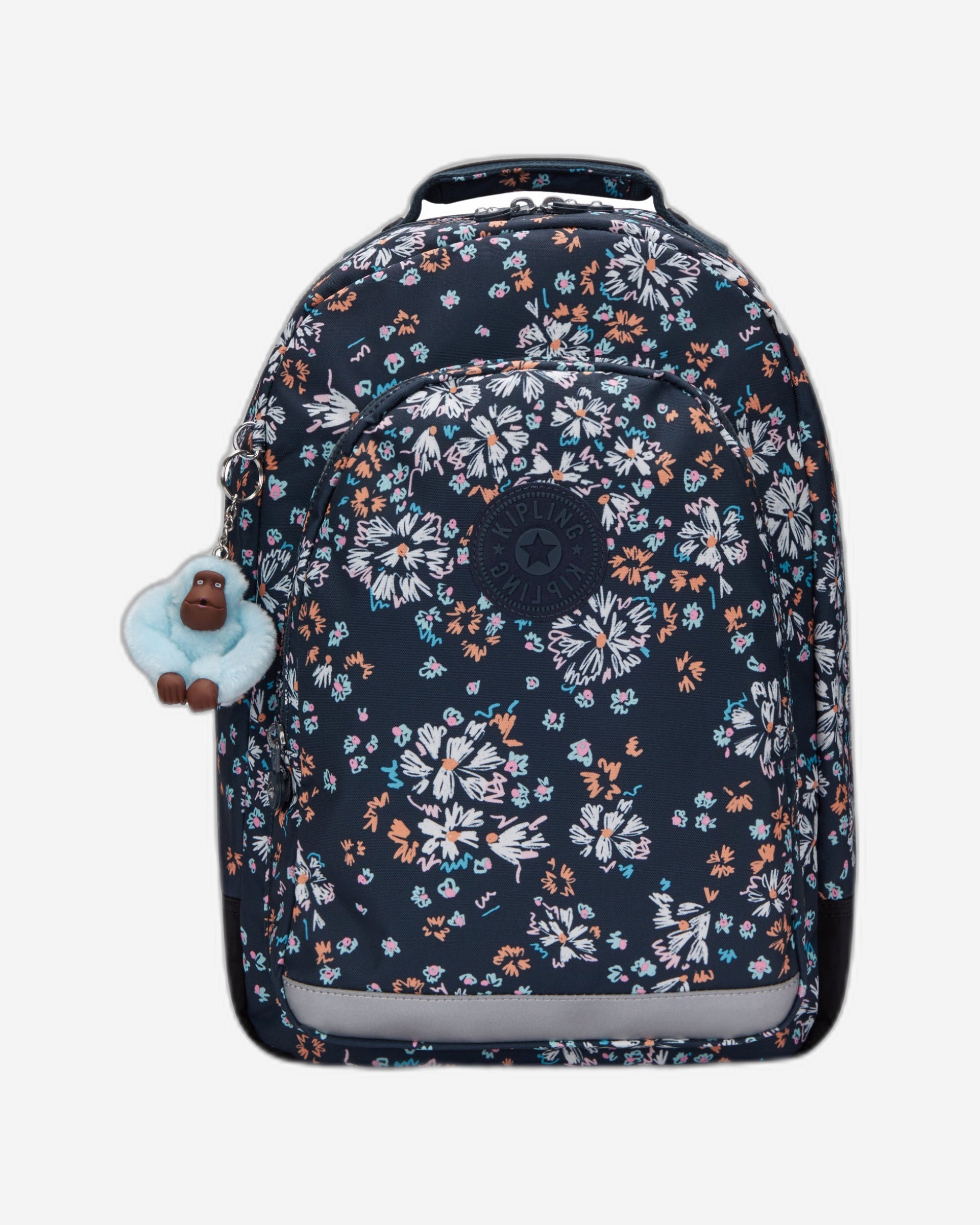 KIPLING Class Room Flower Field Large backpack (with laptop protection
