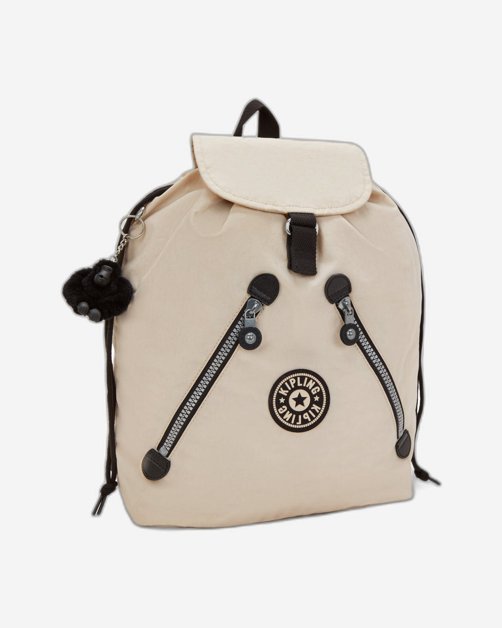 Kipling New Fundamental L Back To Beige H Medium Backpack I7094-3RY ...