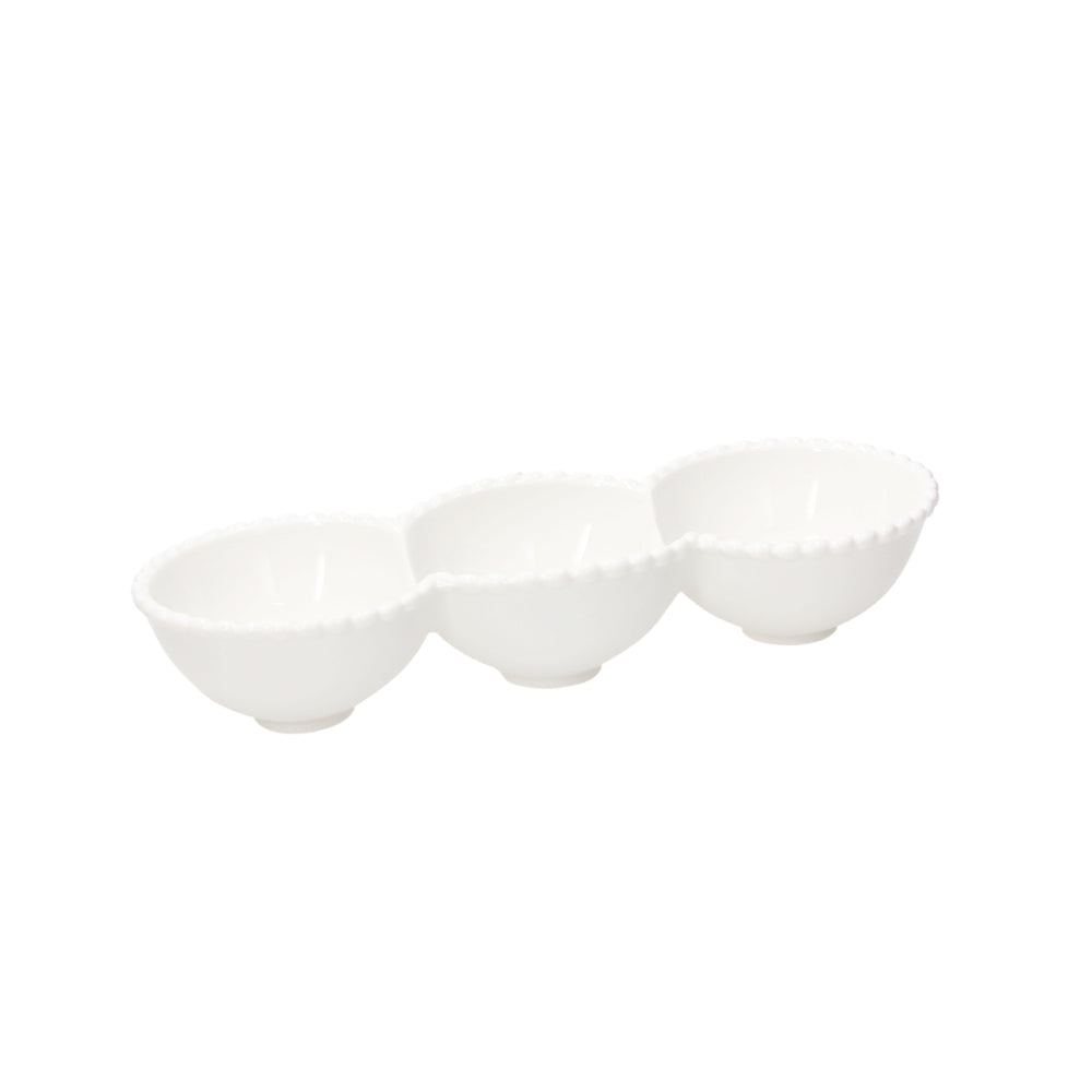 3-Compartment Appetizer Serving Tray