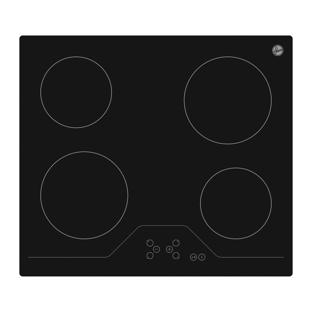 Hoover 60cm Built-In Ceramic Hob with 4 Cooking Zones and Slider Touch