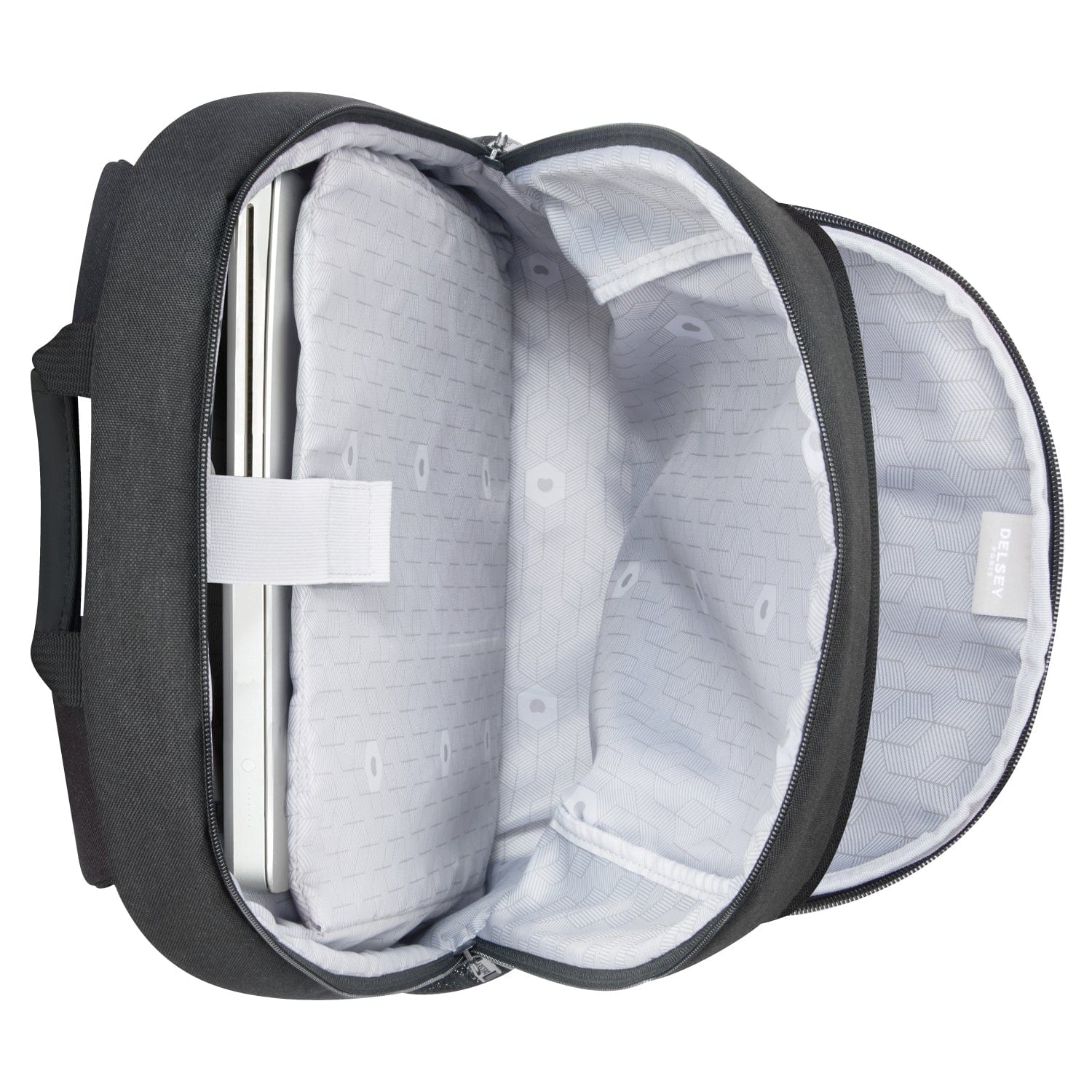 Delsey Esplanade 17.3" Laptop Protection 2 Compartment Backpack Deep B ...