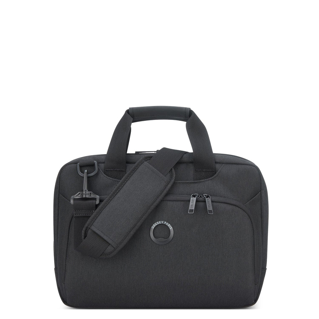 Delsey Esplanade 1 Compartment Backpack Satchel Deep Black
